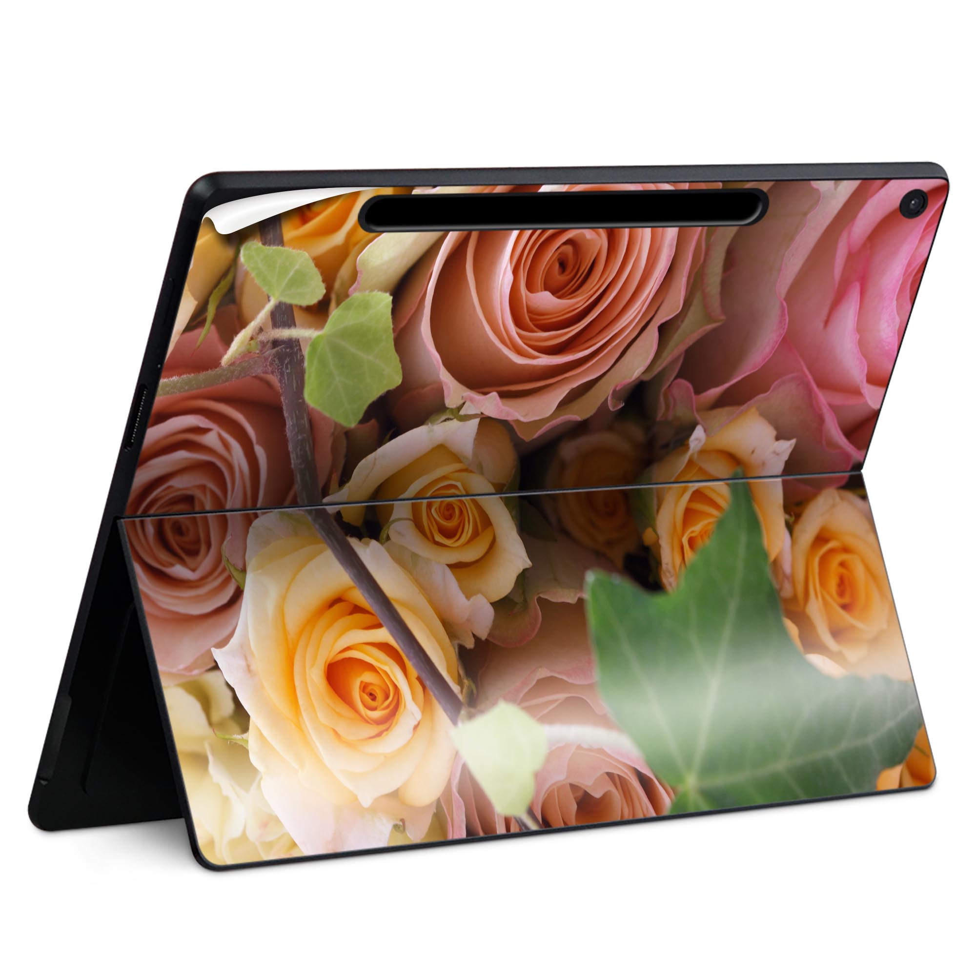 商品特徴・貼るだけでかんたん着せ替え、Surfac Pro 12インチ(2025) 共通対応デザインスキンシール・高精細プリントで写真と遜色のない仕上がり！半光沢シートでしっとりツヤのある表現力・ちょっとしたすり傷からSurface本体を保...