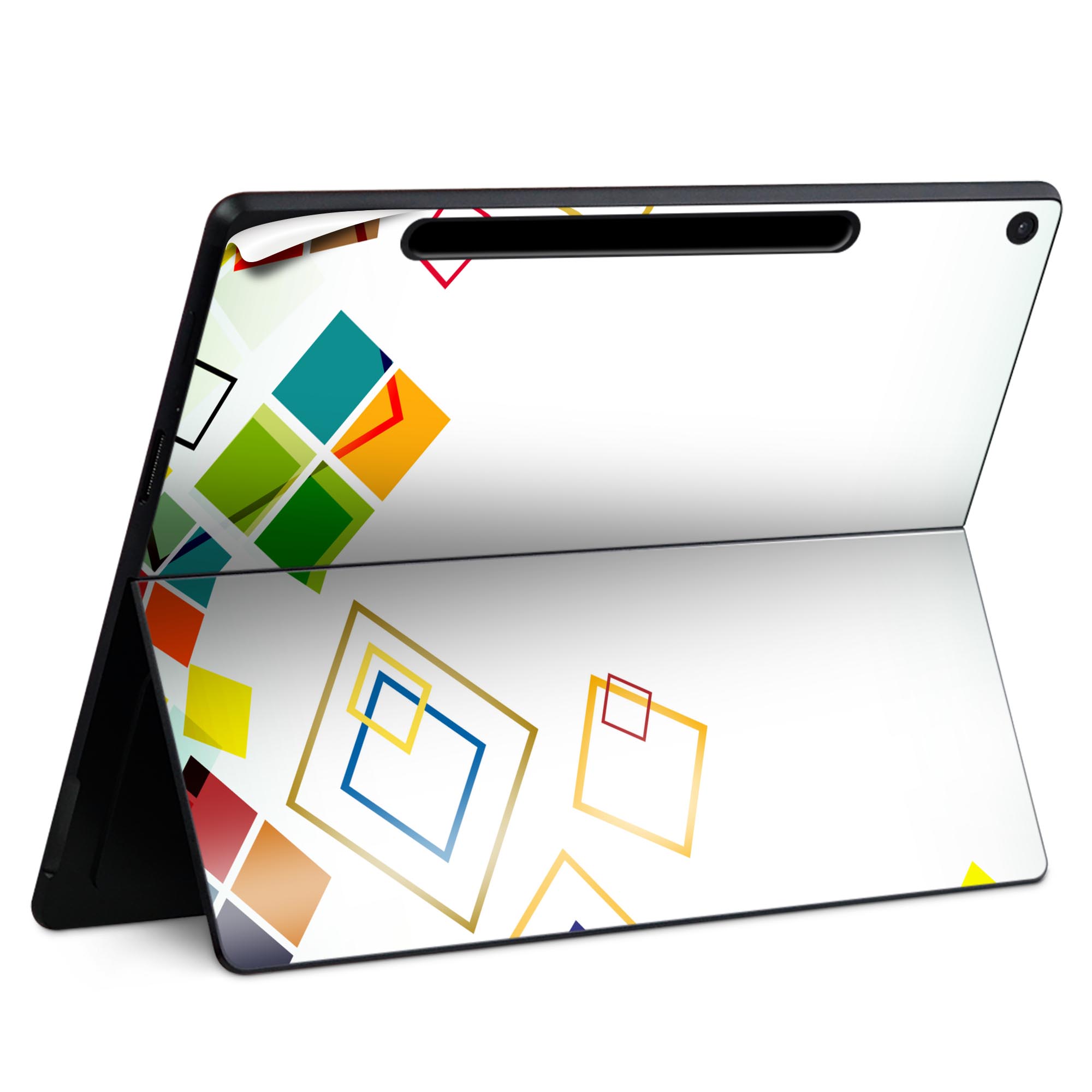 商品特徴・貼るだけでかんたん着せ替え、Surfac Pro 12インチ(2025) 共通対応デザインスキンシール・高精細プリントで写真と遜色のない仕上がり！半光沢シートでしっとりツヤのある表現力・ちょっとしたすり傷からSurface本体を保...