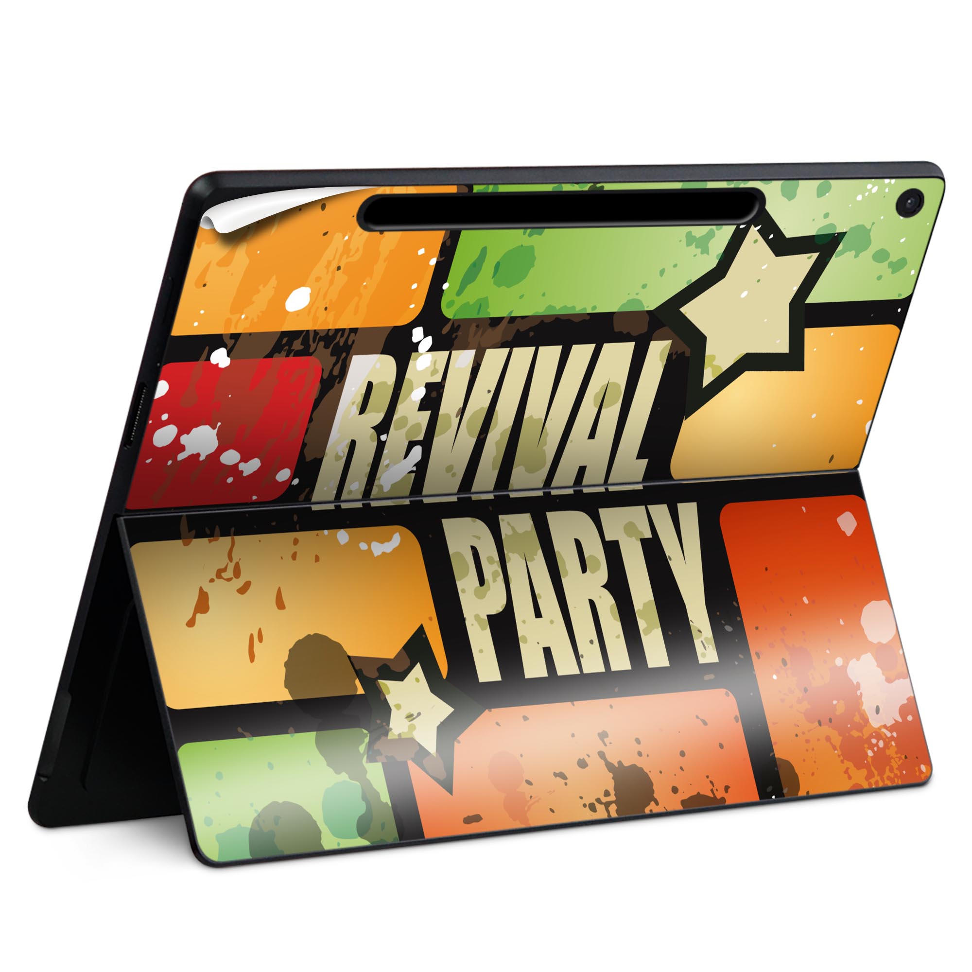 商品特徴・貼るだけでかんたん着せ替え、Surfac Pro 12インチ(2025) 共通対応デザインスキンシール・高精細プリントで写真と遜色のない仕上がり！半光沢シートでしっとりツヤのある表現力・ちょっとしたすり傷からSurface本体を保...