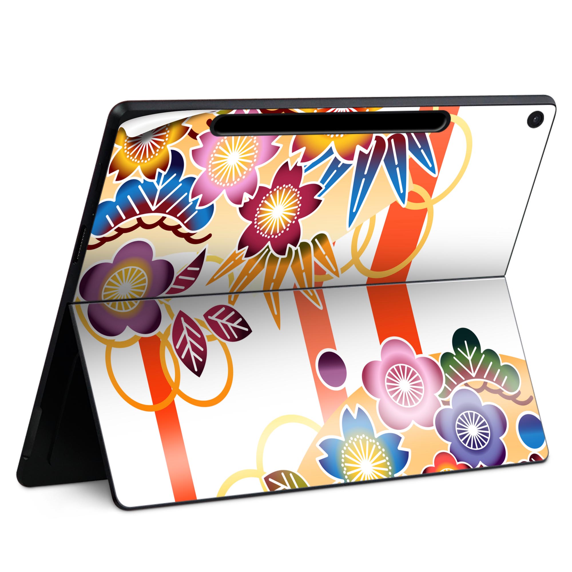 商品特徴・貼るだけでかんたん着せ替え、Surfac Pro 12インチ(2025) 共通対応デザインスキンシール・高精細プリントで写真と遜色のない仕上がり！半光沢シートでしっとりツヤのある表現力・ちょっとしたすり傷からSurface本体を保...