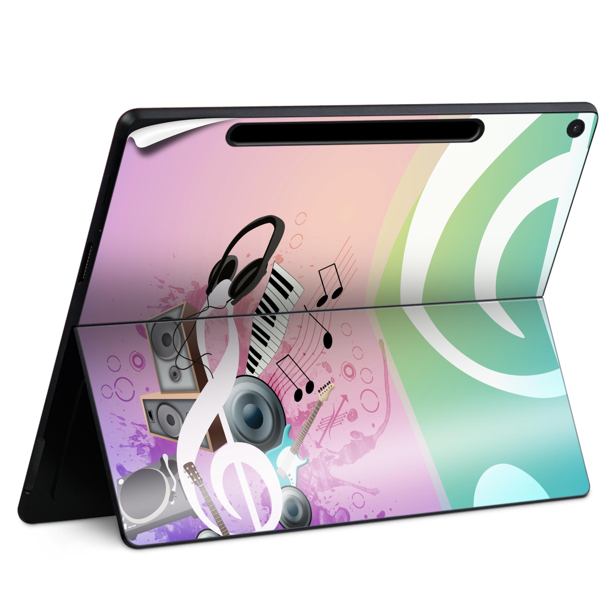 商品特徴・貼るだけでかんたん着せ替え、Surfac Pro 12インチ(2025) 共通対応デザインスキンシール・高精細プリントで写真と遜色のない仕上がり！半光沢シートでしっとりツヤのある表現力・ちょっとしたすり傷からSurface本体を保...