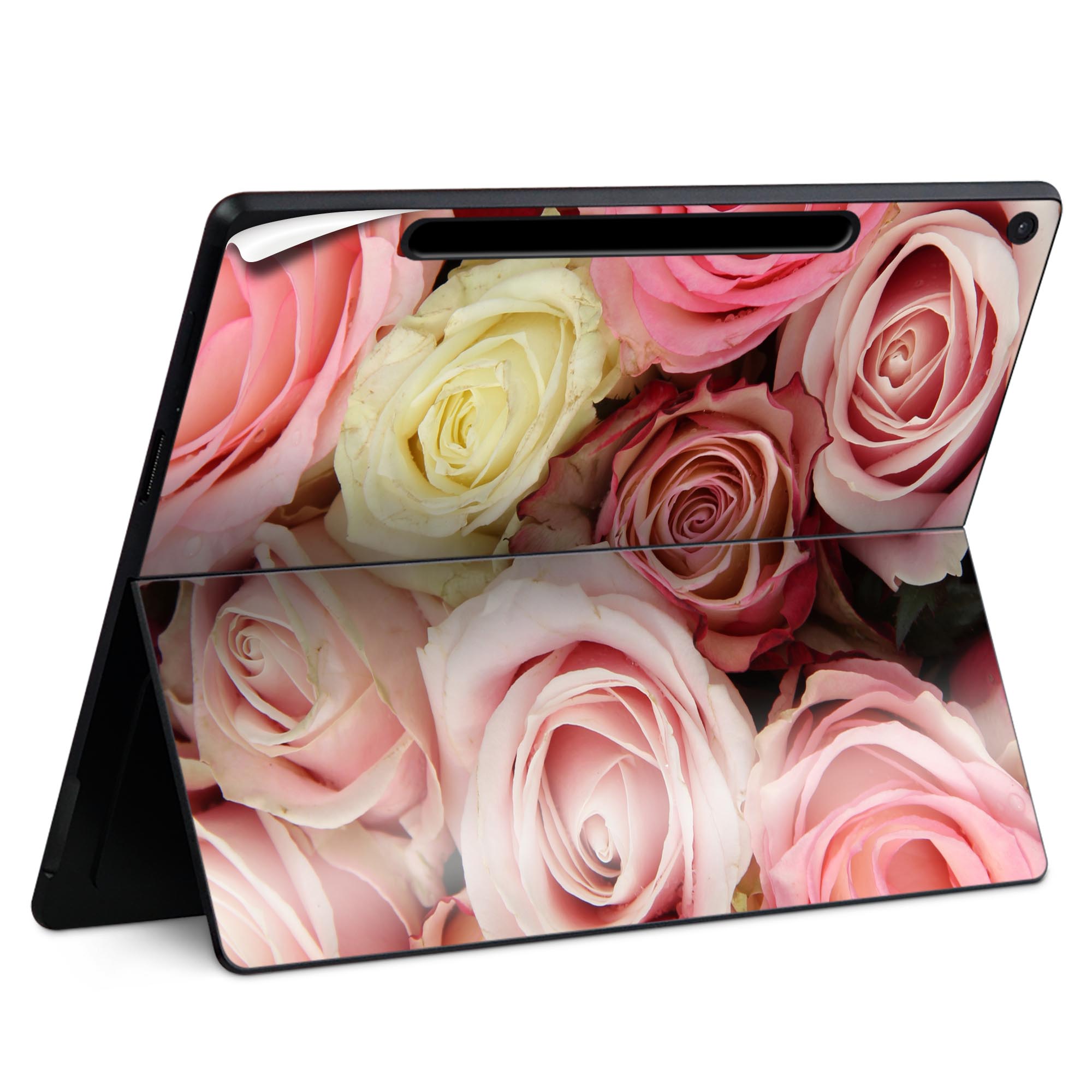 商品特徴・貼るだけでかんたん着せ替え、Surfac Pro 12インチ(2025) 共通対応デザインスキンシール・高精細プリントで写真と遜色のない仕上がり！半光沢シートでしっとりツヤのある表現力・ちょっとしたすり傷からSurface本体を保...