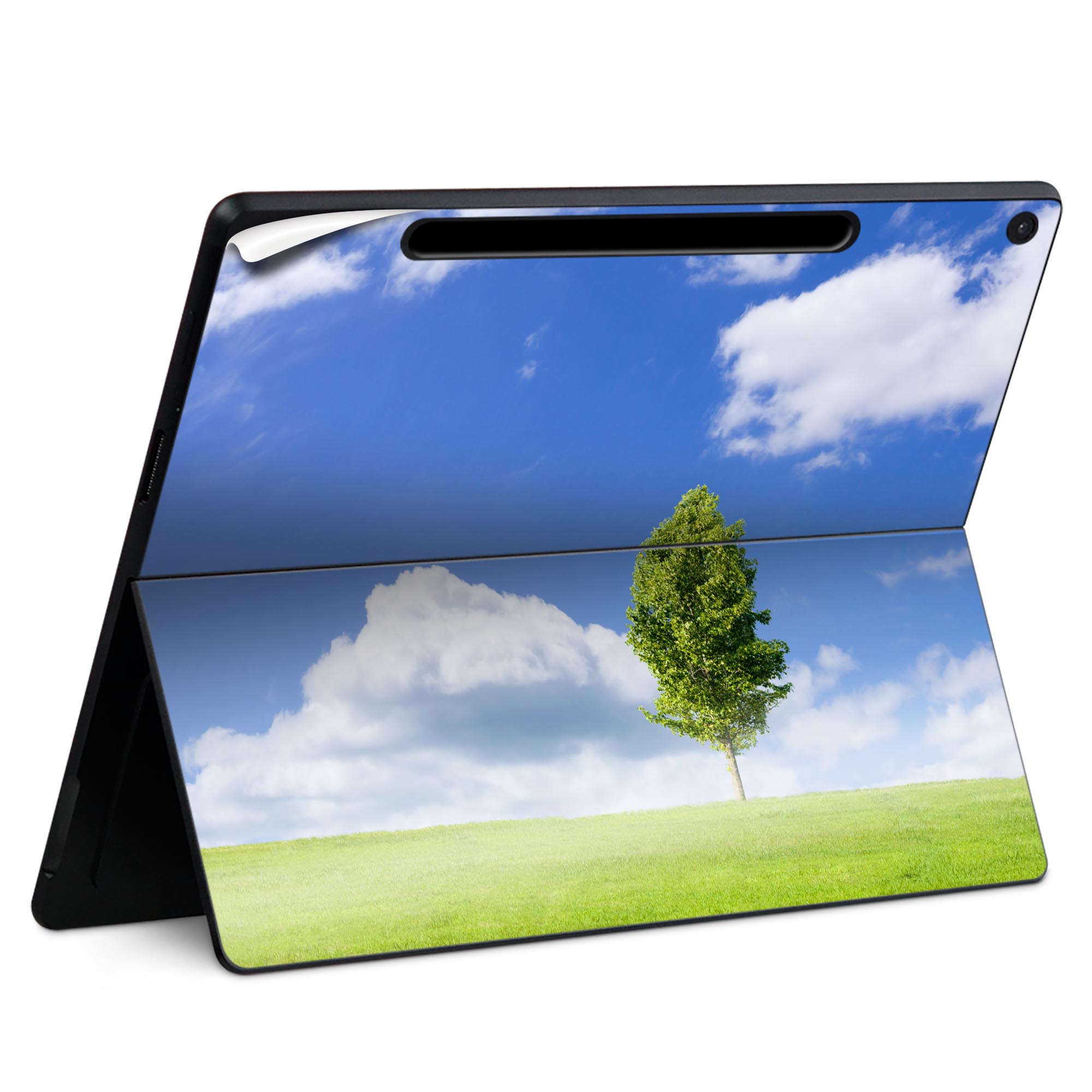 商品特徴・貼るだけでかんたん着せ替え、Surfac Pro 12インチ(2025) 共通対応デザインスキンシール・高精細プリントで写真と遜色のない仕上がり！半光沢シートでしっとりツヤのある表現力・ちょっとしたすり傷からSurface本体を保...