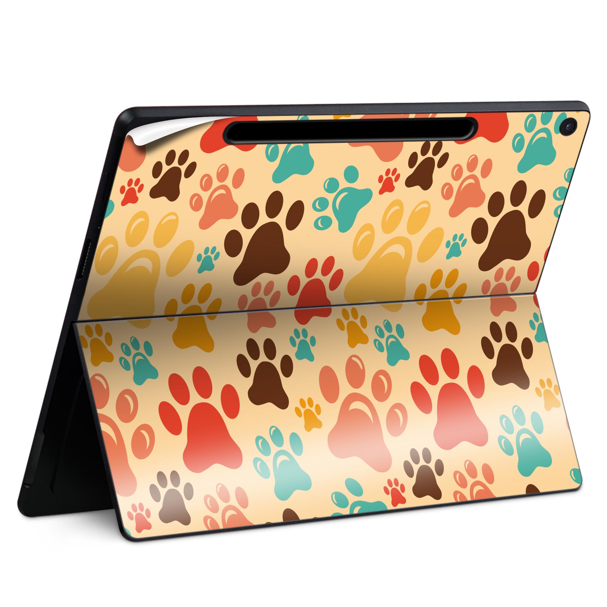 商品特徴・貼るだけでかんたん着せ替え、Surfac Pro 12インチ(2025) 共通対応デザインスキンシール・高精細プリントで写真と遜色のない仕上がり！半光沢シートでしっとりツヤのある表現力・ちょっとしたすり傷からSurface本体を保...