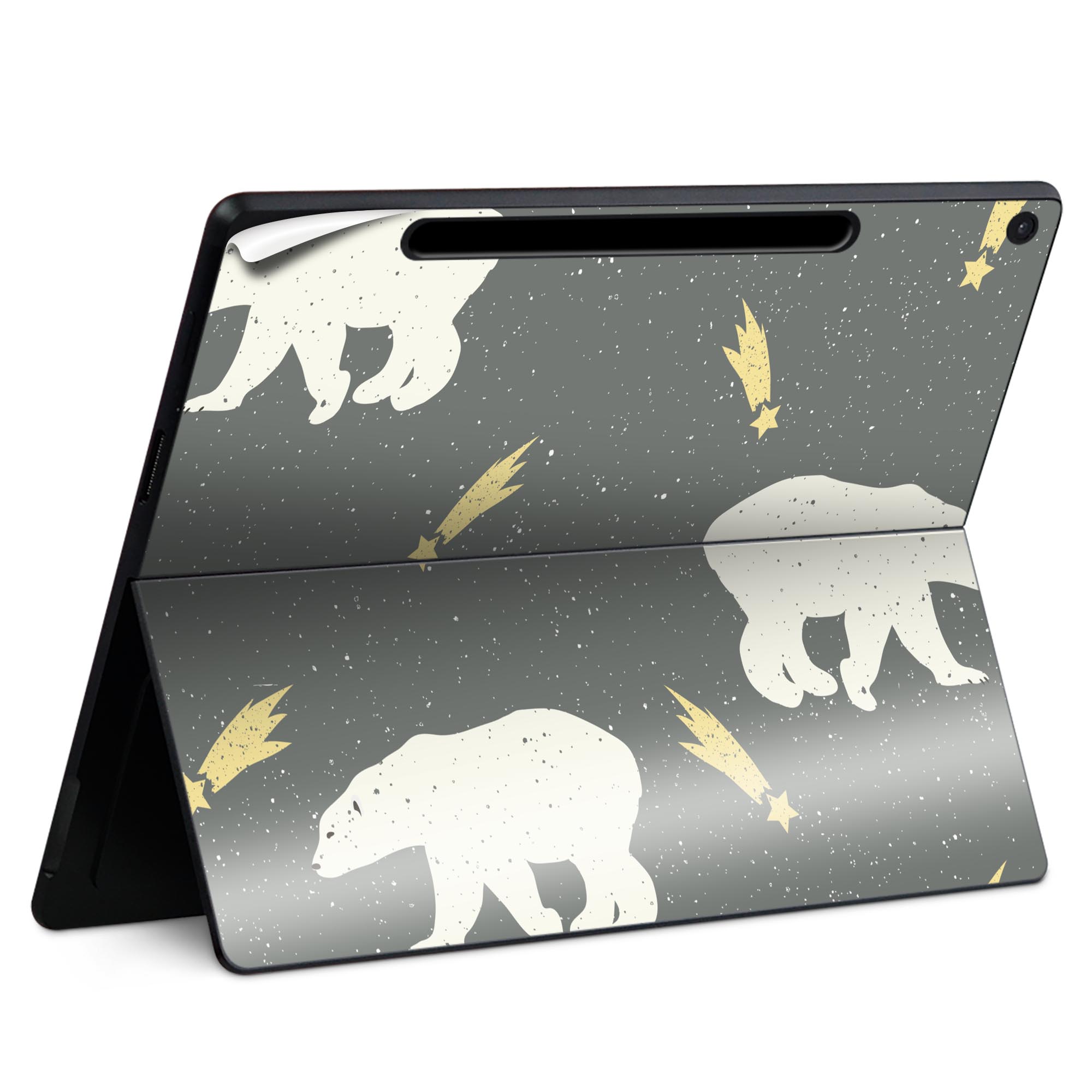 商品特徴・貼るだけでかんたん着せ替え、Surfac Pro 12インチ(2025) 共通対応デザインスキンシール・高精細プリントで写真と遜色のない仕上がり！半光沢シートでしっとりツヤのある表現力・ちょっとしたすり傷からSurface本体を保...