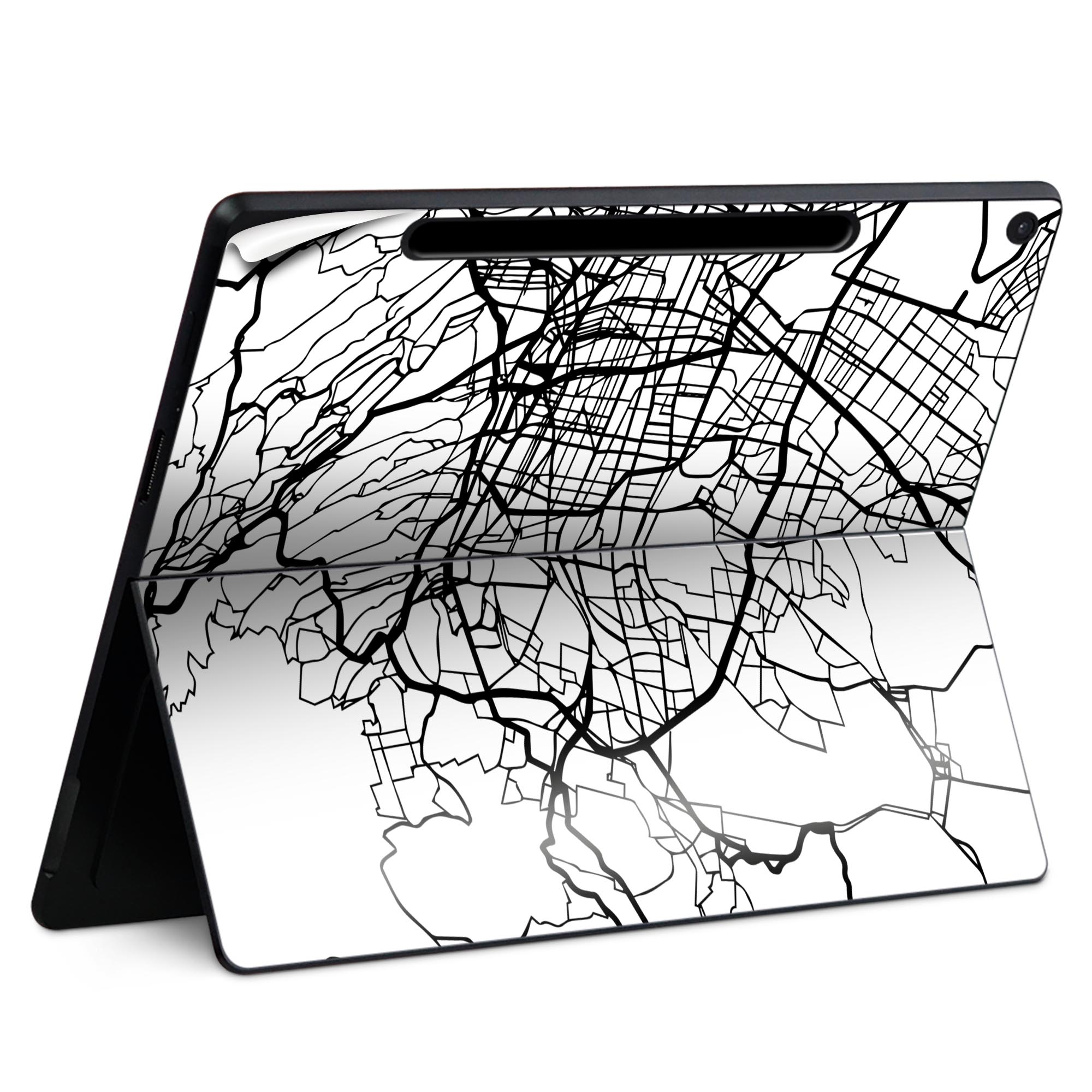 商品特徴・貼るだけでかんたん着せ替え、Surfac Pro 12インチ(2025) 共通対応デザインスキンシール・高精細プリントで写真と遜色のない仕上がり！半光沢シートでしっとりツヤのある表現力・ちょっとしたすり傷からSurface本体を保...