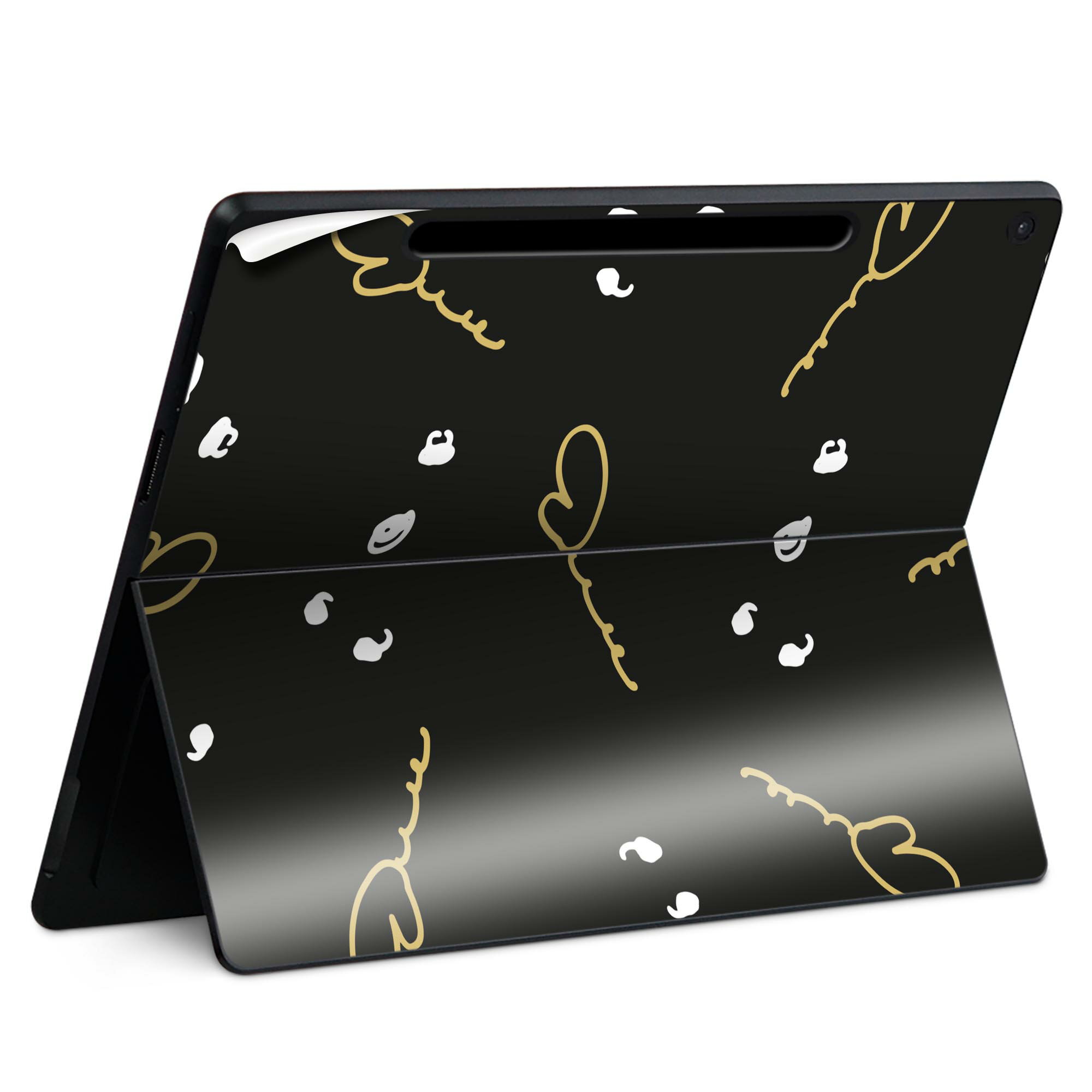 商品特徴・貼るだけでかんたん着せ替え、Surfac Pro 12インチ(2025) 共通対応デザインスキンシール・高精細プリントで写真と遜色のない仕上がり！半光沢シートでしっとりツヤのある表現力・ちょっとしたすり傷からSurface本体を保...