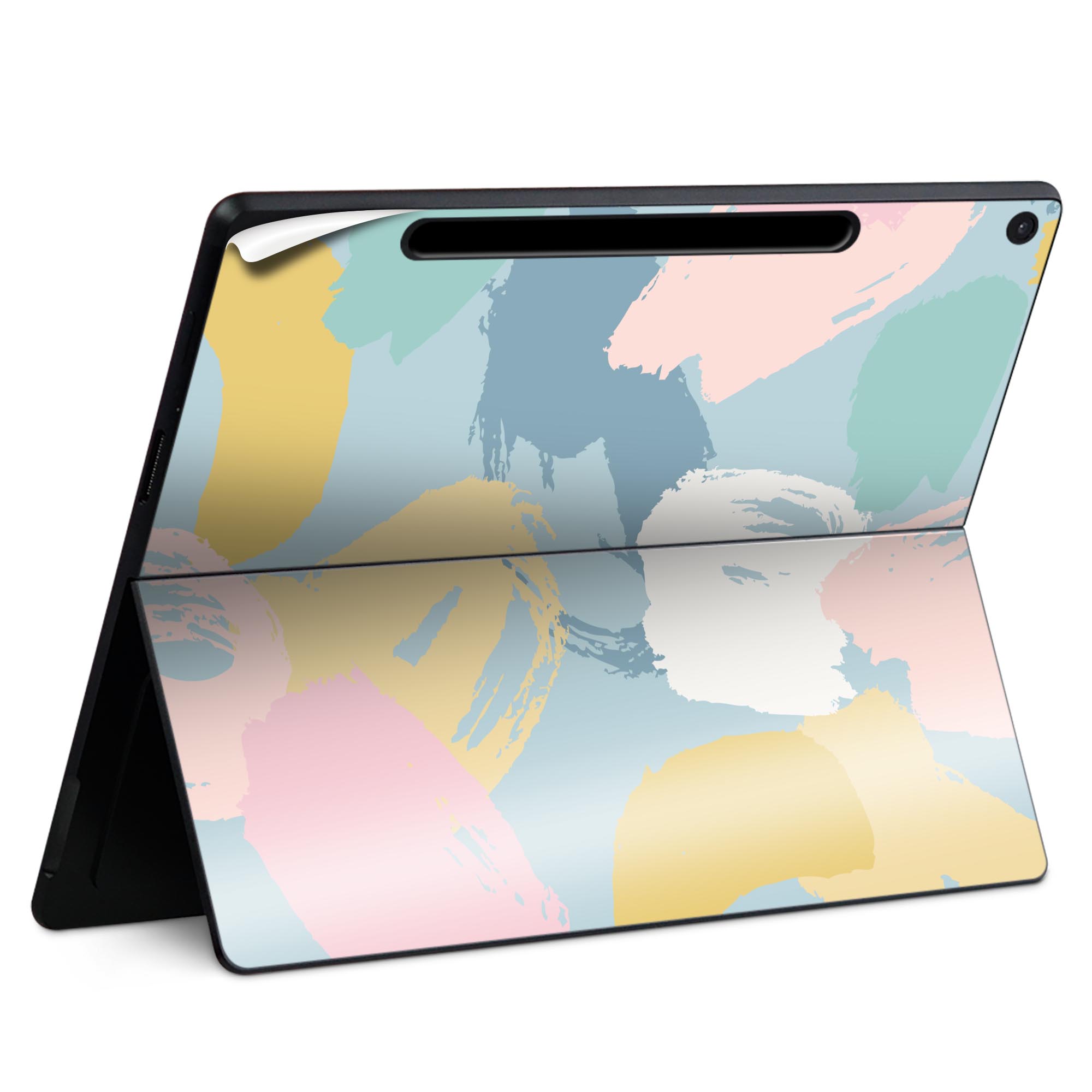 商品特徴・貼るだけでかんたん着せ替え、Surfac Pro 12インチ(2025) 共通対応デザインスキンシール・高精細プリントで写真と遜色のない仕上がり！半光沢シートでしっとりツヤのある表現力・ちょっとしたすり傷からSurface本体を保...