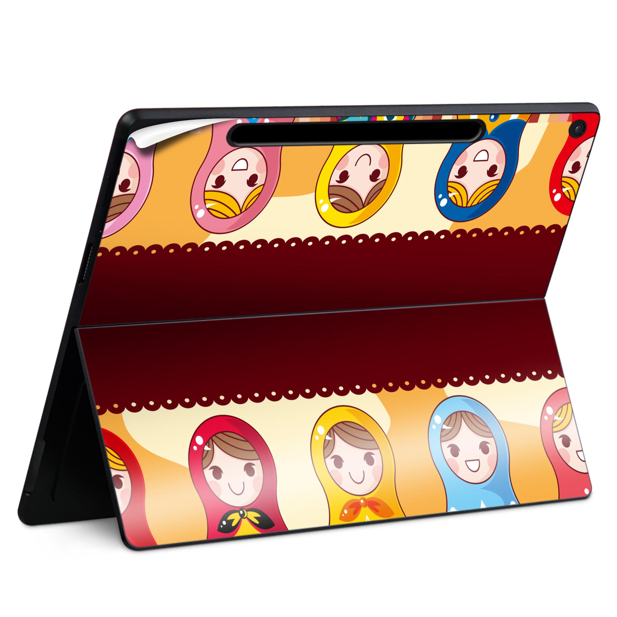 商品特徴・貼るだけでかんたん着せ替え、Surfac Pro 12インチ(2025) 共通対応デザインスキンシール・高精細プリントで写真と遜色のない仕上がり！半光沢シートでしっとりツヤのある表現力・ちょっとしたすり傷からSurface本体を保...