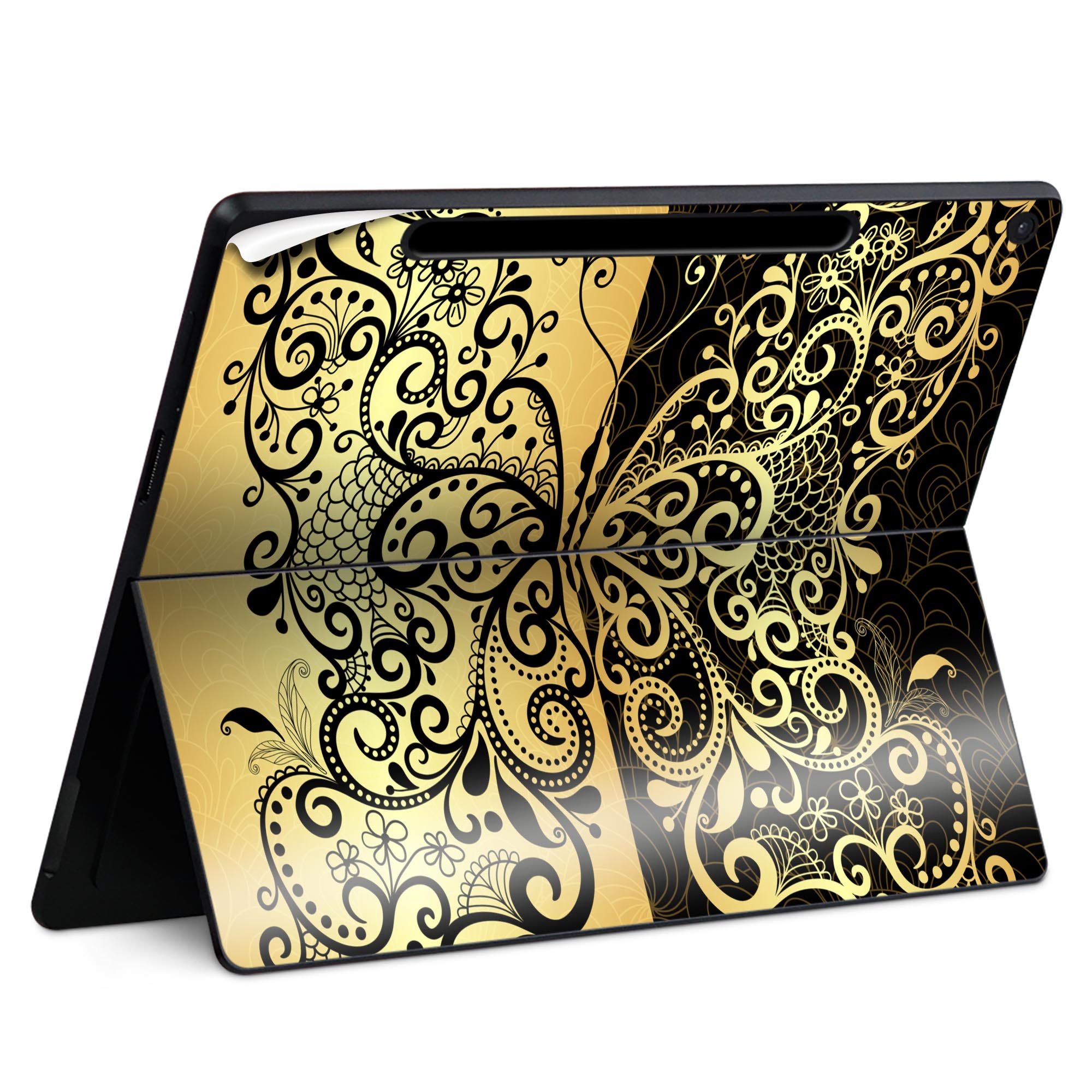 商品特徴・貼るだけでかんたん着せ替え、Surfac Pro 12インチ(2025) 共通対応デザインスキンシール・高精細プリントで写真と遜色のない仕上がり！半光沢シートでしっとりツヤのある表現力・ちょっとしたすり傷からSurface本体を保...