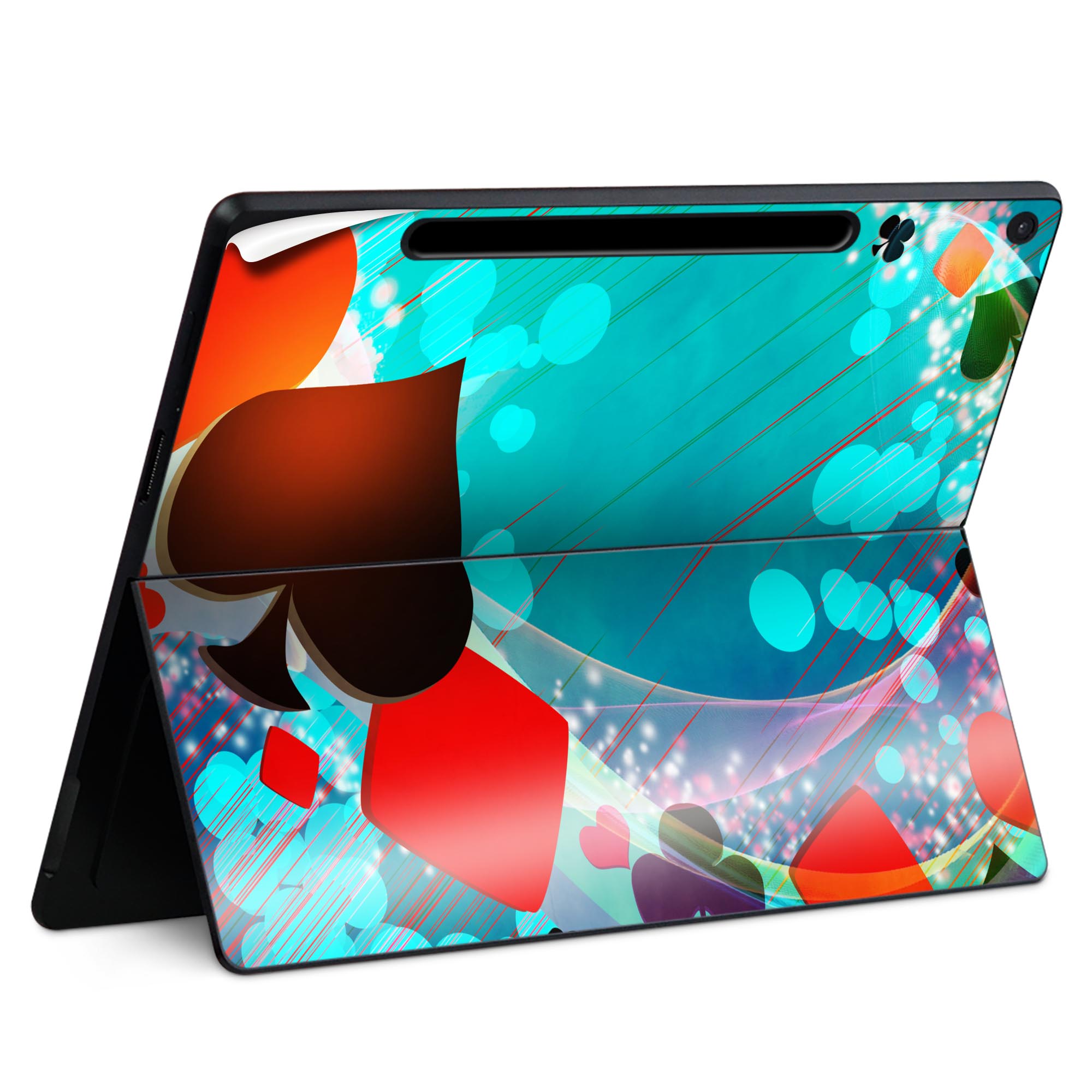 商品特徴・貼るだけでかんたん着せ替え、Surfac Pro 12インチ(2025) 共通対応デザインスキンシール・高精細プリントで写真と遜色のない仕上がり！半光沢シートでしっとりツヤのある表現力・ちょっとしたすり傷からSurface本体を保...