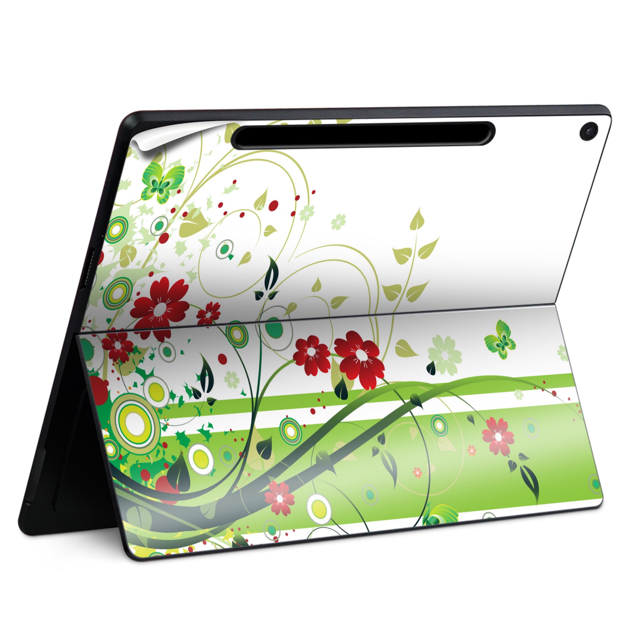 商品特徴・貼るだけでかんたん着せ替え、Surfac Pro 12インチ(2025) 共通対応デザインスキンシール・高精細プリントで写真と遜色のない仕上がり！半光沢シートでしっとりツヤのある表現力・ちょっとしたすり傷からSurface本体を保...