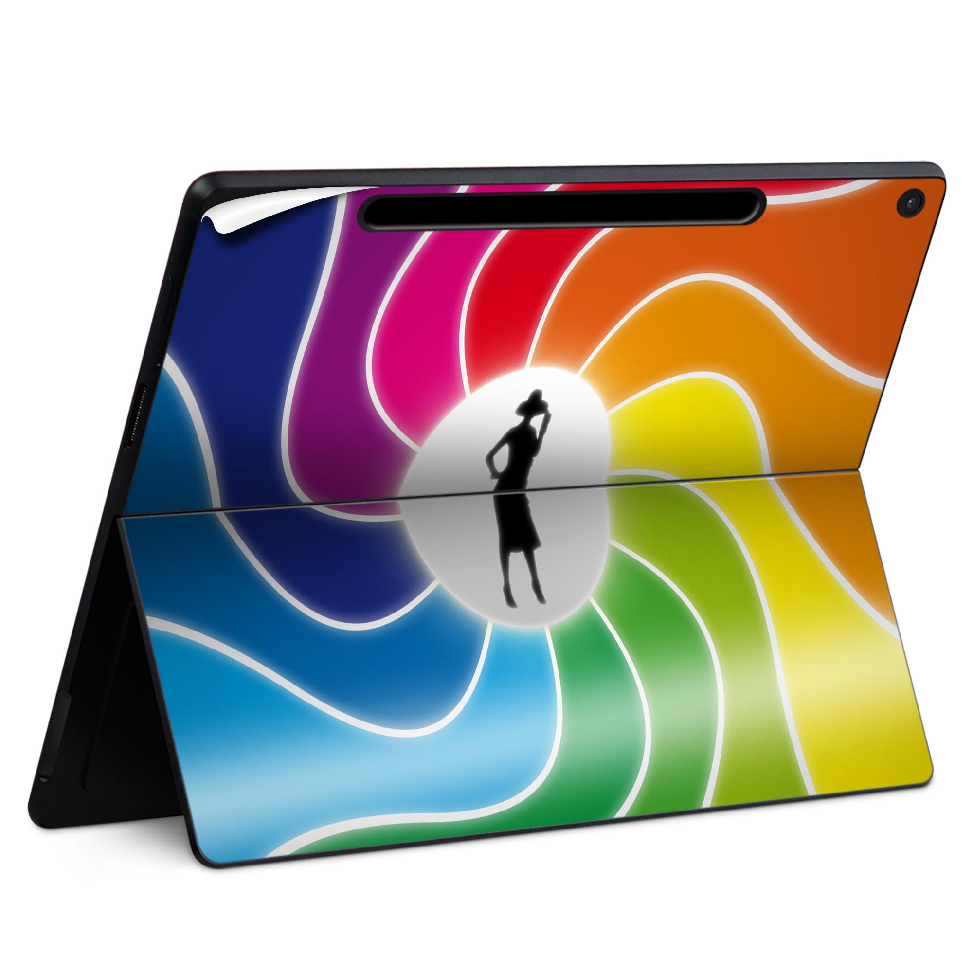 商品特徴・貼るだけでかんたん着せ替え、Surfac Pro 12インチ(2025) 共通対応デザインスキンシール・高精細プリントで写真と遜色のない仕上がり！半光沢シートでしっとりツヤのある表現力・ちょっとしたすり傷からSurface本体を保...