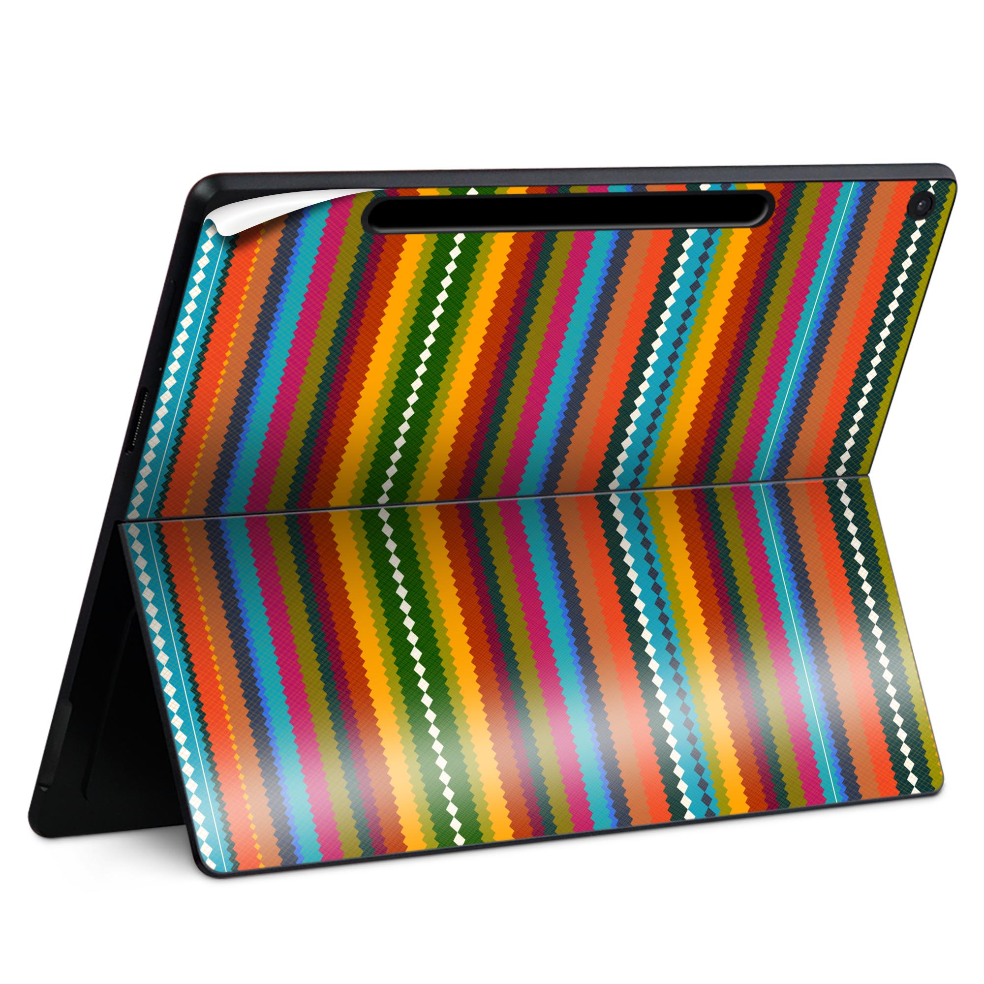 商品特徴・貼るだけでかんたん着せ替え、Surfac Pro 12インチ(2025) 共通対応デザインスキンシール・高精細プリントで写真と遜色のない仕上がり！半光沢シートでしっとりツヤのある表現力・ちょっとしたすり傷からSurface本体を保...