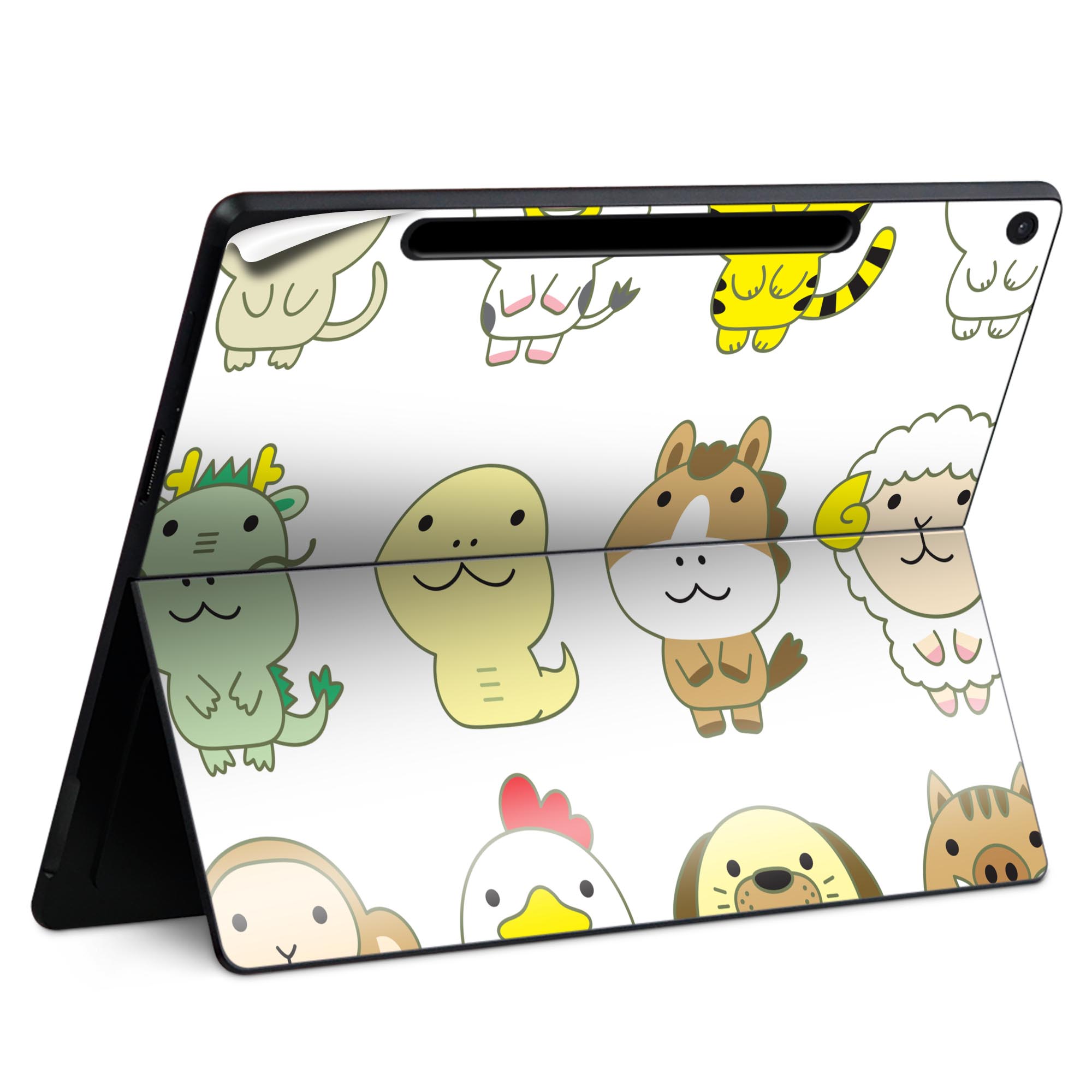 商品特徴・貼るだけでかんたん着せ替え、Surfac Pro 12インチ(2025) 共通対応デザインスキンシール・高精細プリントで写真と遜色のない仕上がり！半光沢シートでしっとりツヤのある表現力・ちょっとしたすり傷からSurface本体を保...