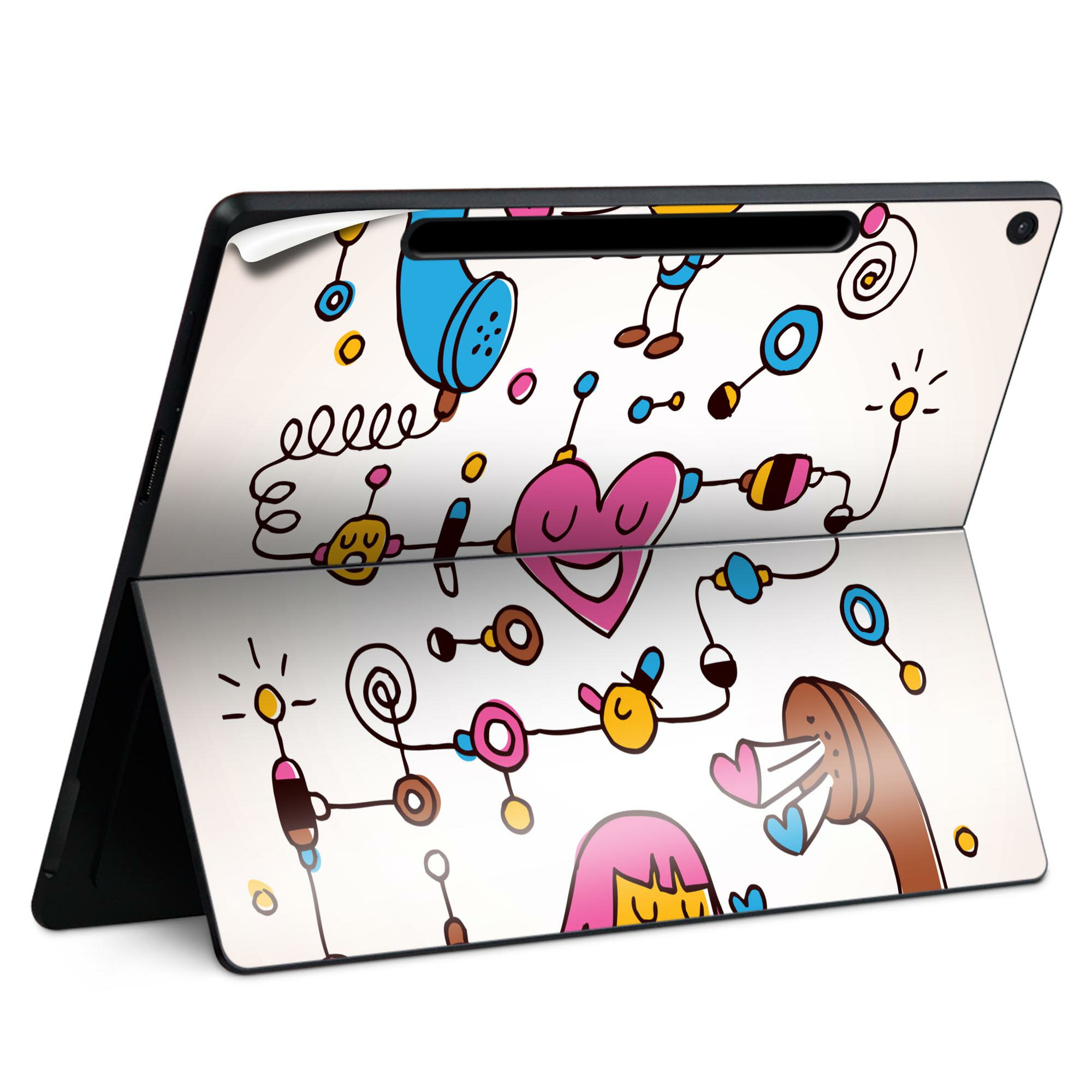 商品特徴・貼るだけでかんたん着せ替え、Surfac Pro 12インチ(2025) 共通対応デザインスキンシール・高精細プリントで写真と遜色のない仕上がり！半光沢シートでしっとりツヤのある表現力・ちょっとしたすり傷からSurface本体を保...