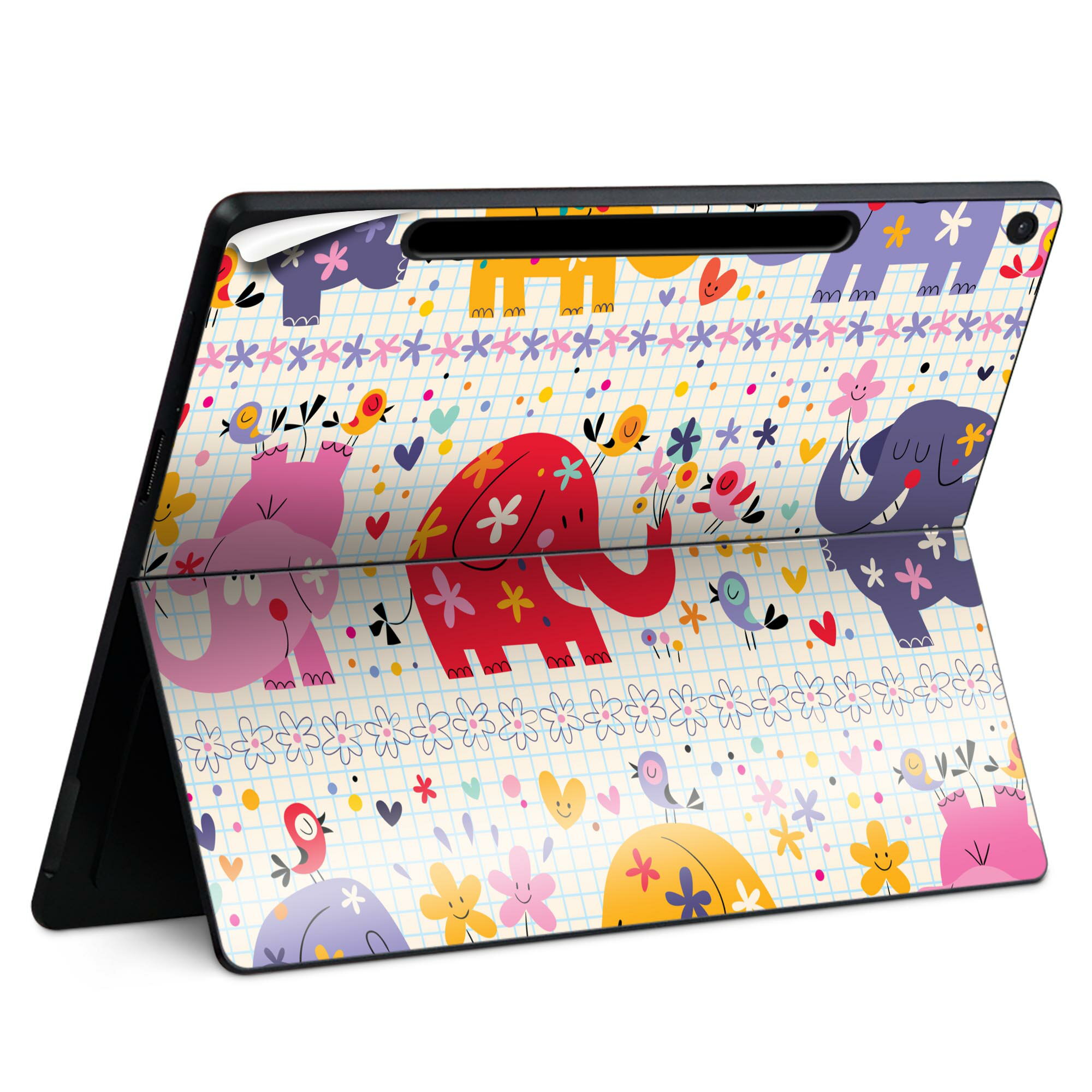 商品特徴・貼るだけでかんたん着せ替え、Surfac Pro 12インチ(2025) 共通対応デザインスキンシール・高精細プリントで写真と遜色のない仕上がり！半光沢シートでしっとりツヤのある表現力・ちょっとしたすり傷からSurface本体を保...