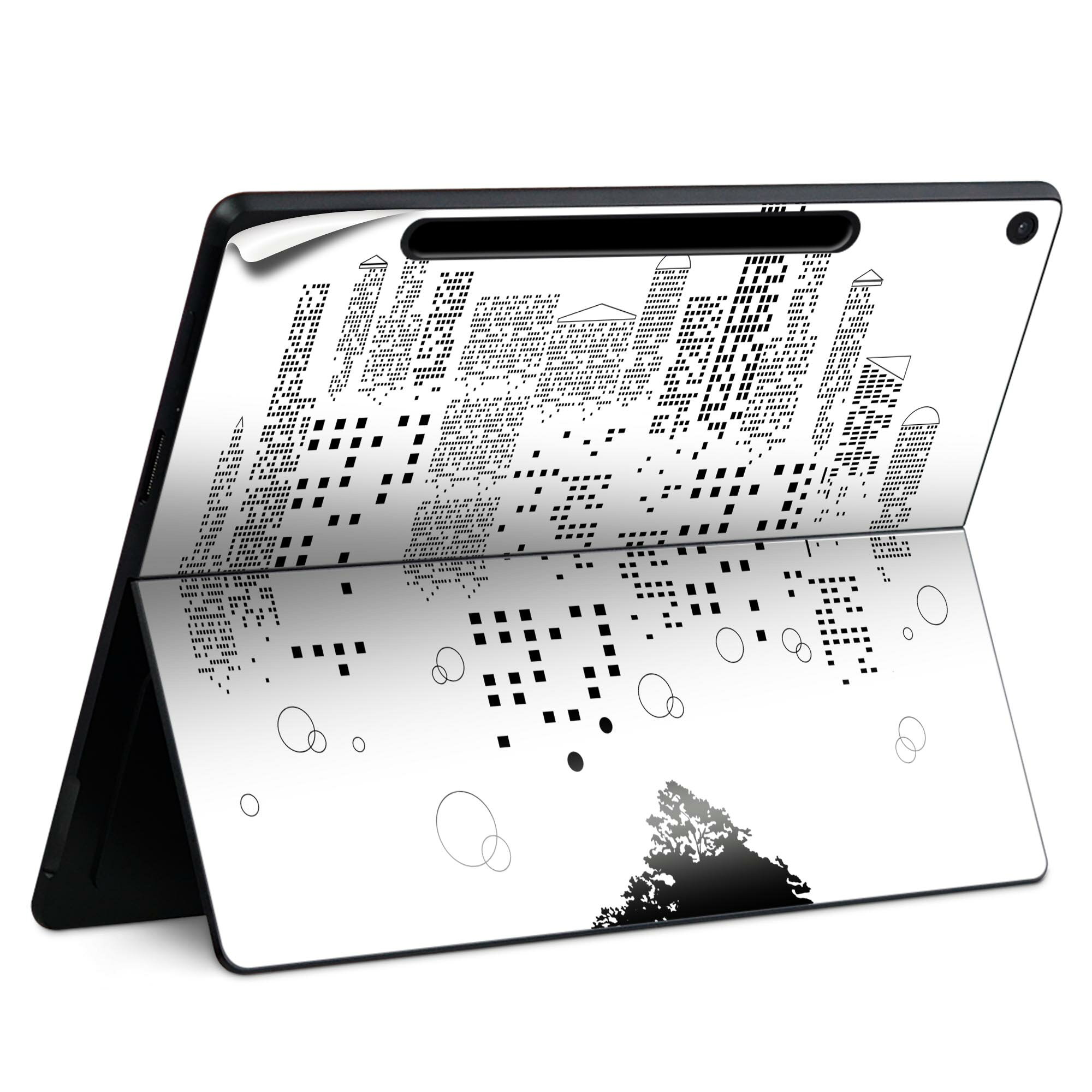 商品特徴・貼るだけでかんたん着せ替え、Surfac Pro 12インチ(2025) 共通対応デザインスキンシール・高精細プリントで写真と遜色のない仕上がり！半光沢シートでしっとりツヤのある表現力・ちょっとしたすり傷からSurface本体を保...