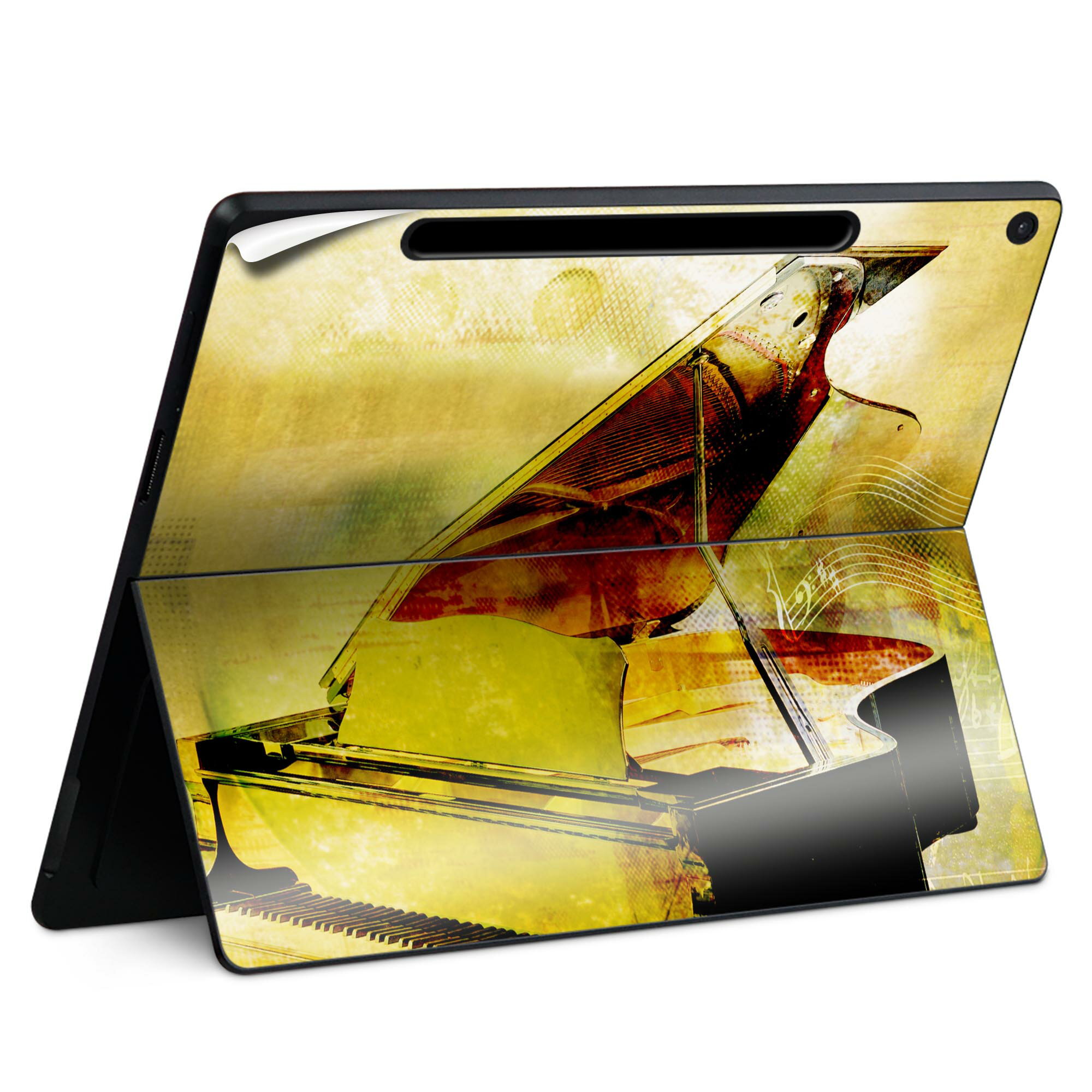 商品特徴・貼るだけでかんたん着せ替え、Surfac Pro 12インチ(2025) 共通対応デザインスキンシール・高精細プリントで写真と遜色のない仕上がり！半光沢シートでしっとりツヤのある表現力・ちょっとしたすり傷からSurface本体を保...