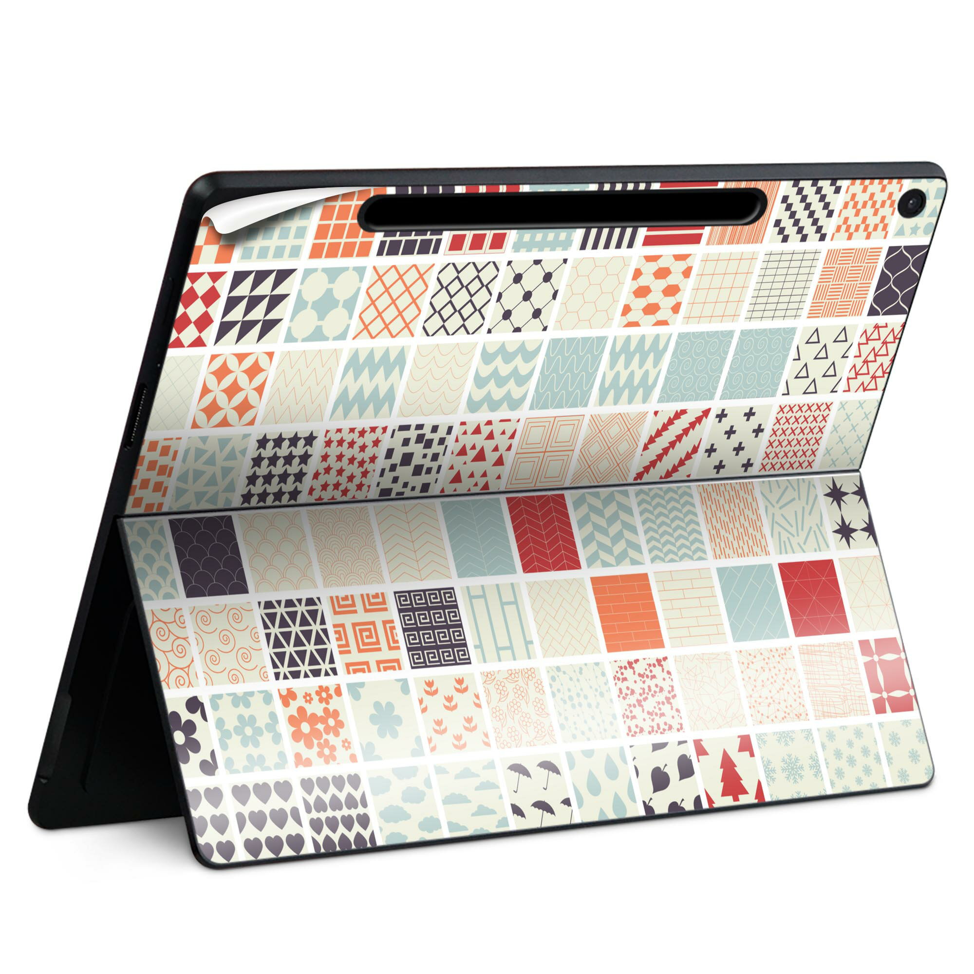 商品特徴・貼るだけでかんたん着せ替え、Surfac Pro 12インチ(2025) 共通対応デザインスキンシール・高精細プリントで写真と遜色のない仕上がり！半光沢シートでしっとりツヤのある表現力・ちょっとしたすり傷からSurface本体を保...