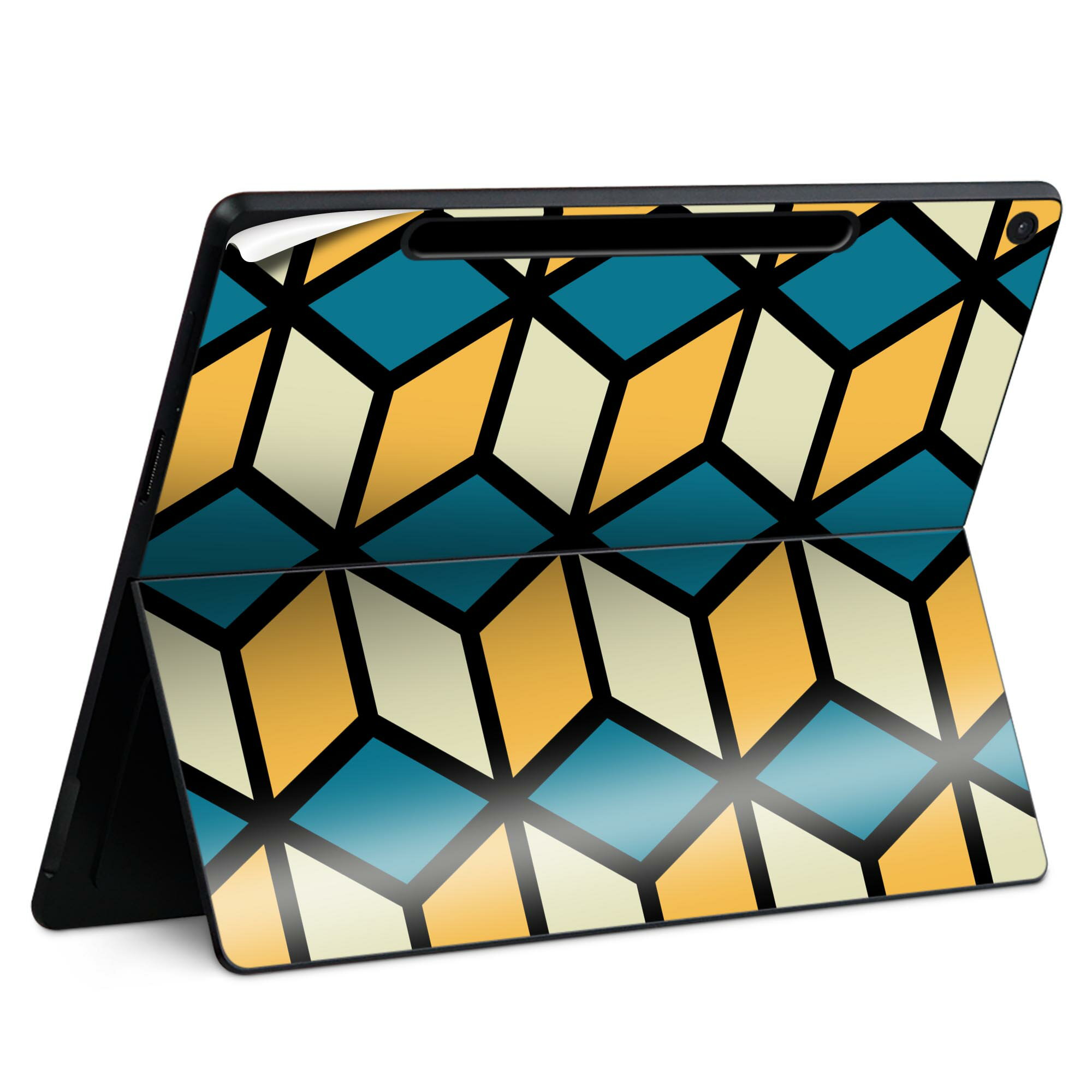 商品特徴・貼るだけでかんたん着せ替え、Surfac Pro 12インチ(2025) 共通対応デザインスキンシール・高精細プリントで写真と遜色のない仕上がり！半光沢シートでしっとりツヤのある表現力・ちょっとしたすり傷からSurface本体を保...