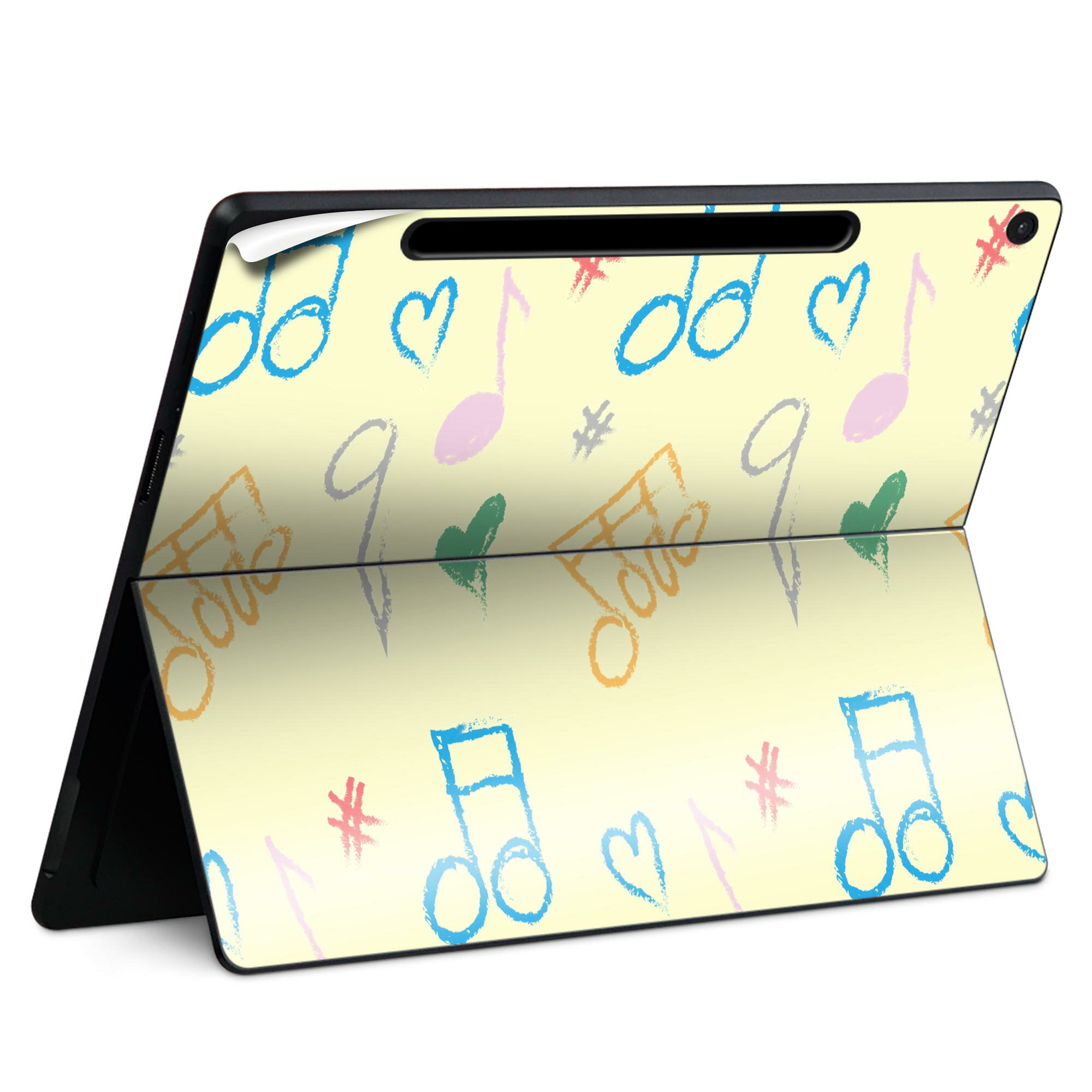 商品特徴・貼るだけでかんたん着せ替え、Surfac Pro 12インチ(2025) 共通対応デザインスキンシール・高精細プリントで写真と遜色のない仕上がり！半光沢シートでしっとりツヤのある表現力・ちょっとしたすり傷からSurface本体を保...