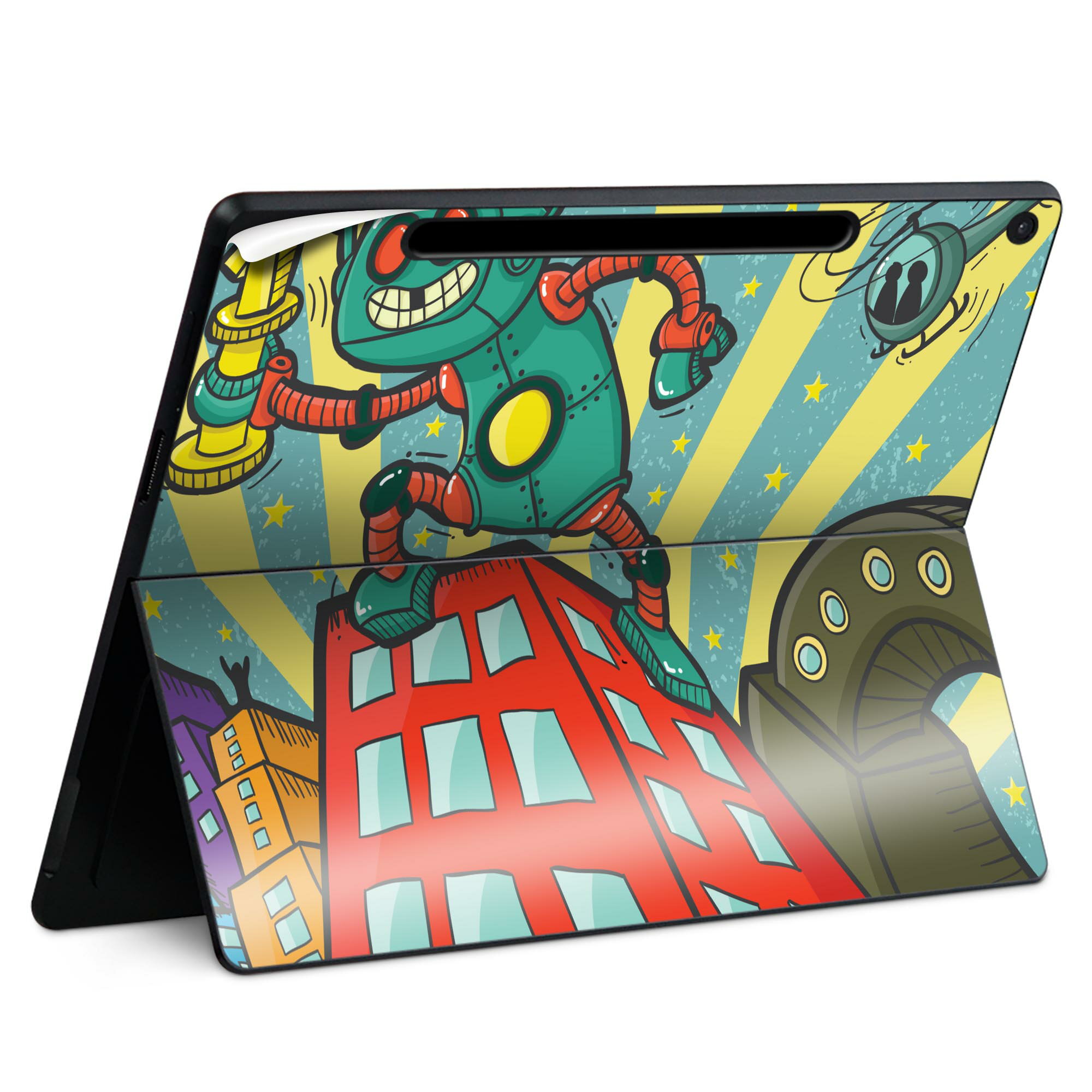 商品特徴・貼るだけでかんたん着せ替え、Surfac Pro 12インチ(2025) 共通対応デザインスキンシール・高精細プリントで写真と遜色のない仕上がり！半光沢シートでしっとりツヤのある表現力・ちょっとしたすり傷からSurface本体を保...