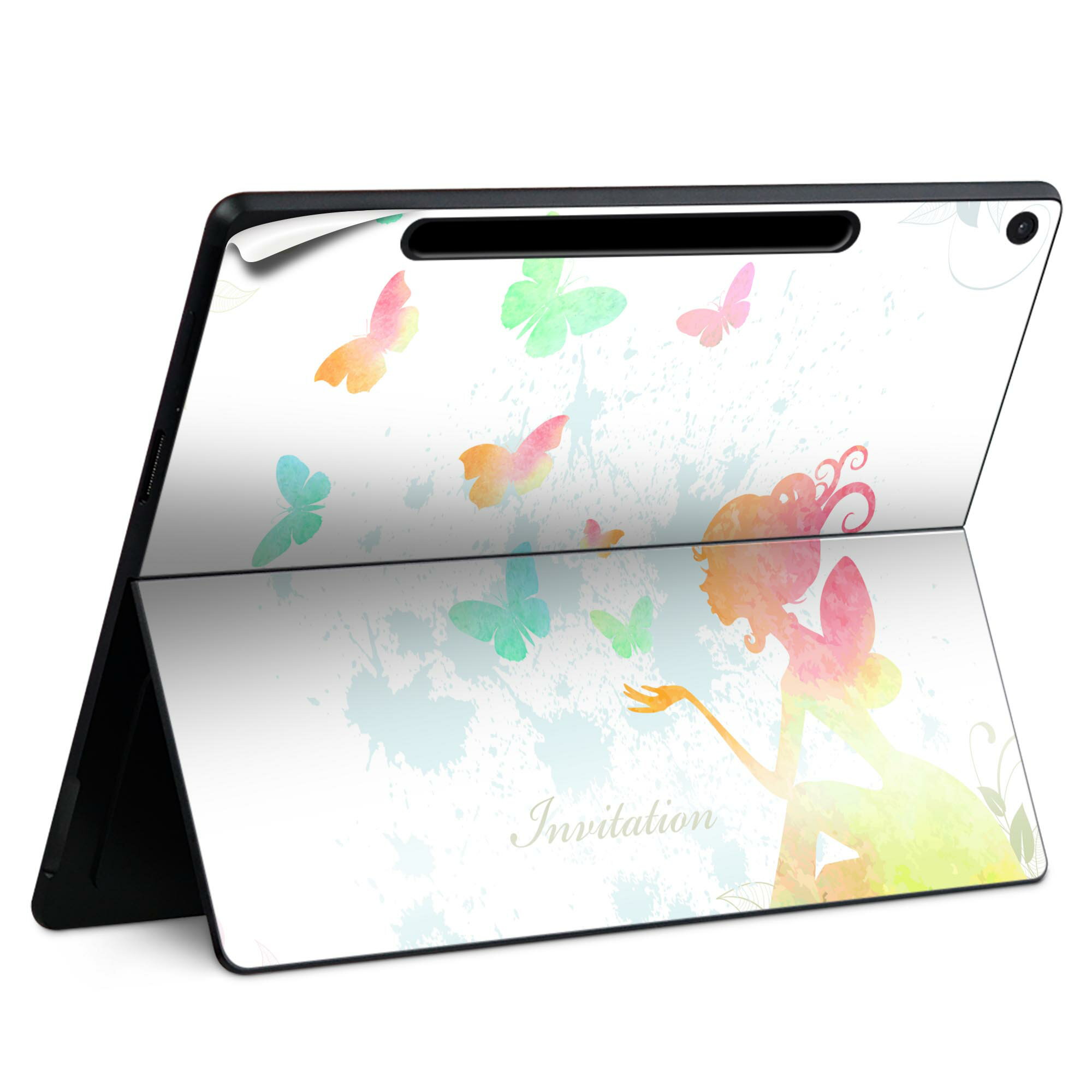 商品特徴・貼るだけでかんたん着せ替え、Surfac Pro 12インチ(2025) 共通対応デザインスキンシール・高精細プリントで写真と遜色のない仕上がり！半光沢シートでしっとりツヤのある表現力・ちょっとしたすり傷からSurface本体を保...