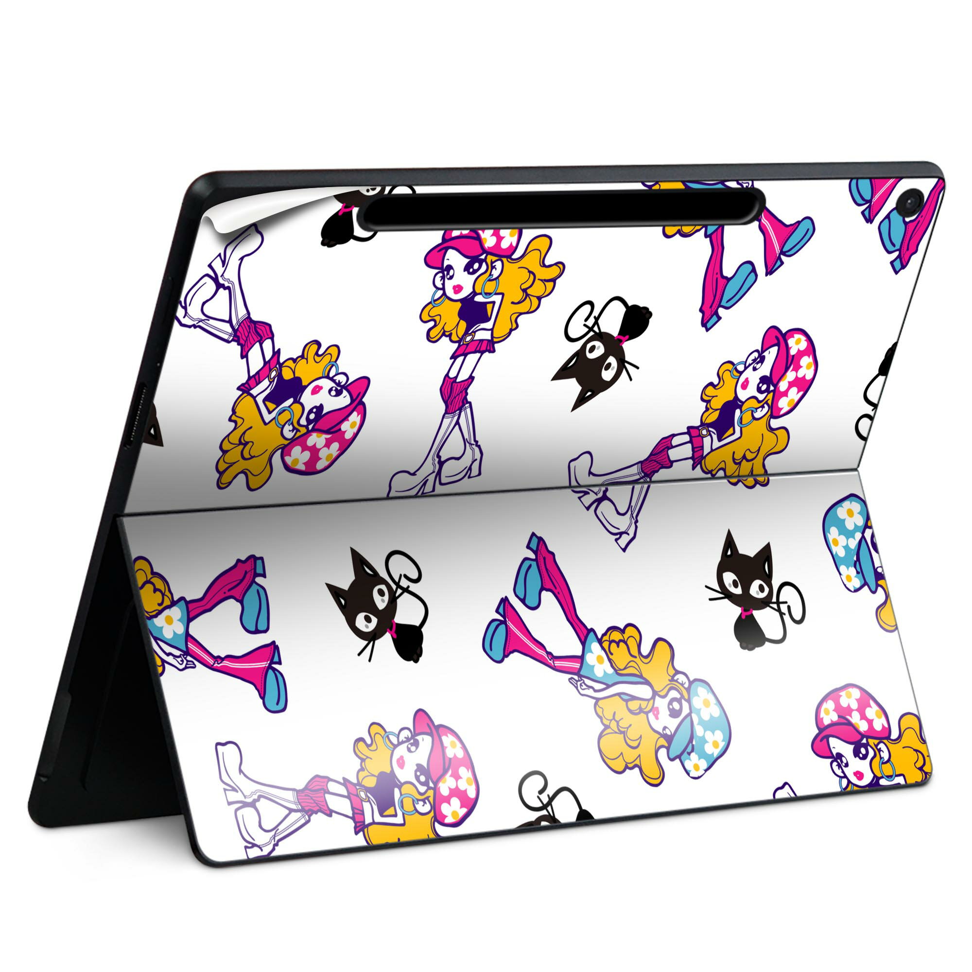 商品特徴・貼るだけでかんたん着せ替え、Surfac Pro 12インチ(2025) 共通対応デザインスキンシール・高精細プリントで写真と遜色のない仕上がり！半光沢シートでしっとりツヤのある表現力・ちょっとしたすり傷からSurface本体を保...