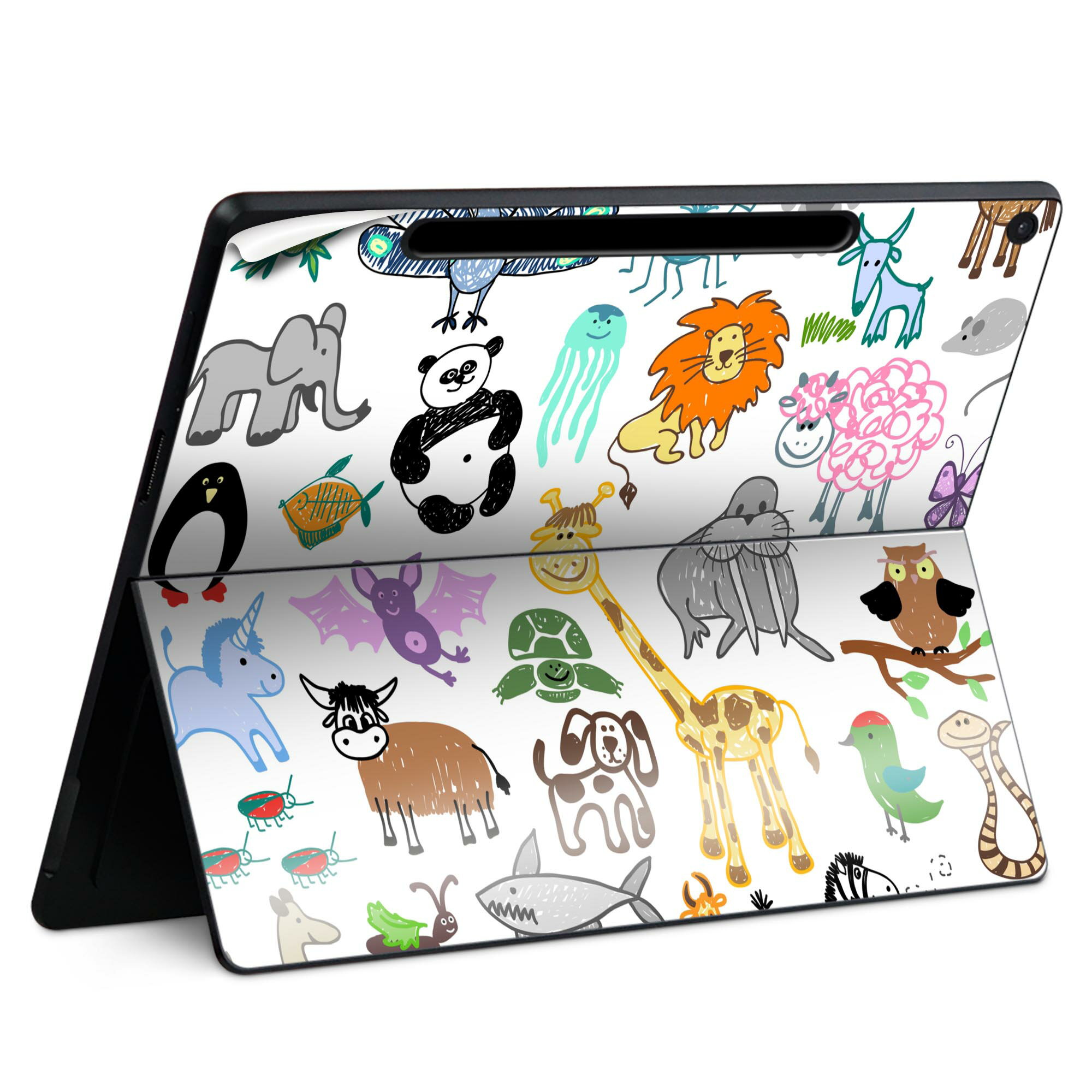 商品特徴・貼るだけでかんたん着せ替え、Surfac Pro 12インチ(2025) 共通対応デザインスキンシール・高精細プリントで写真と遜色のない仕上がり！半光沢シートでしっとりツヤのある表現力・ちょっとしたすり傷からSurface本体を保...