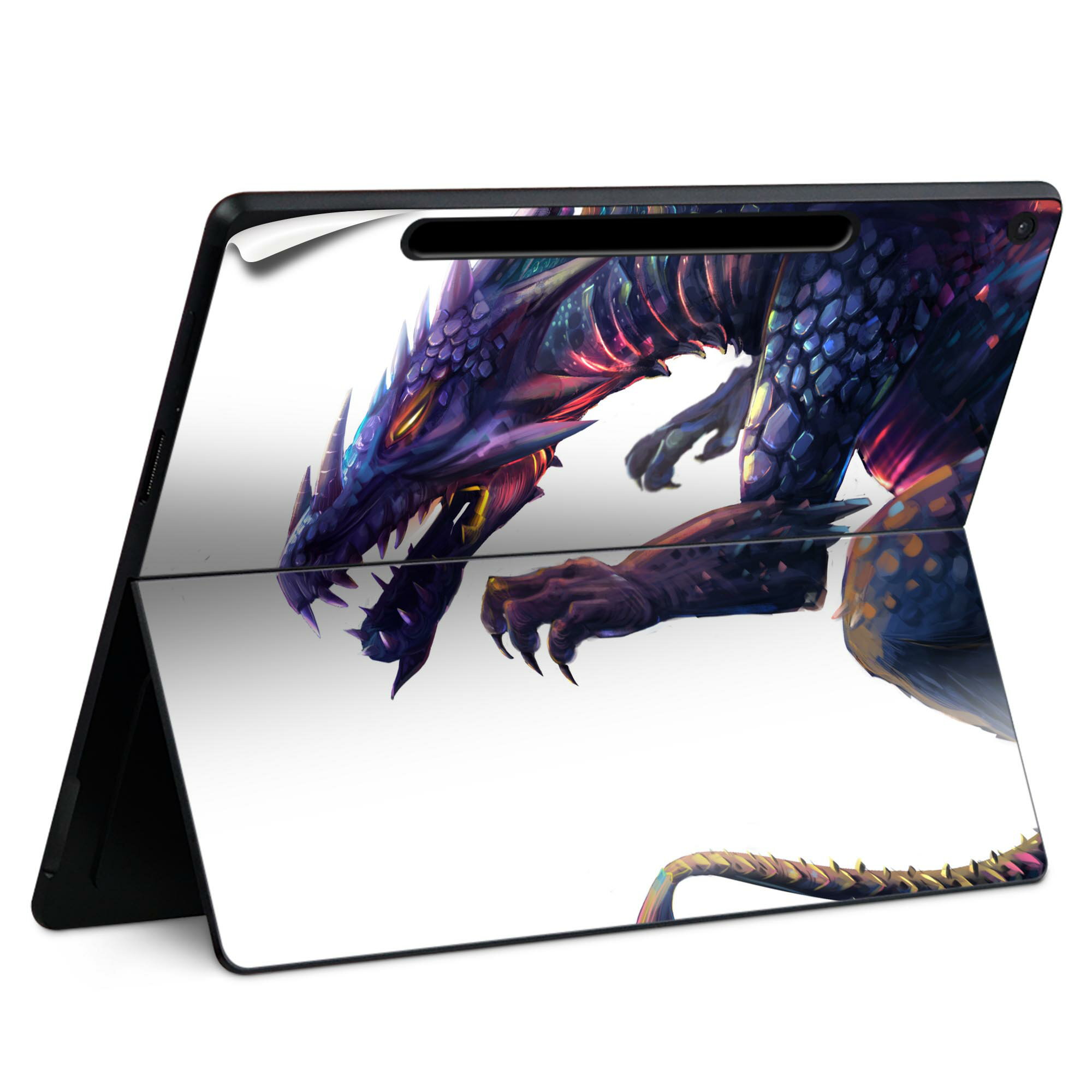 商品特徴・貼るだけでかんたん着せ替え、Surfac Pro 12インチ(2025) 共通対応デザインスキンシール・高精細プリントで写真と遜色のない仕上がり！半光沢シートでしっとりツヤのある表現力・ちょっとしたすり傷からSurface本体を保...