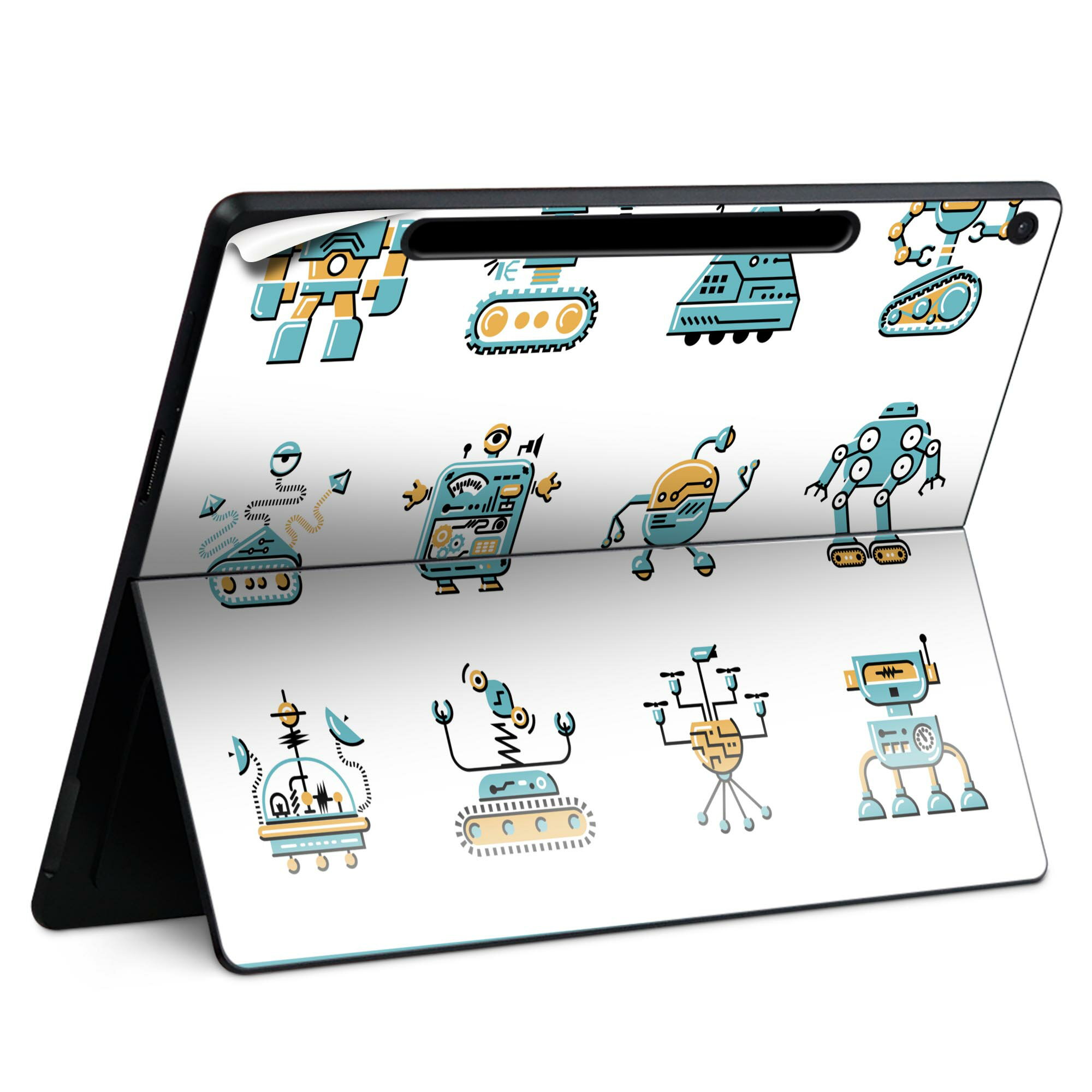 商品特徴・貼るだけでかんたん着せ替え、Surfac Pro 12インチ(2025) 共通対応デザインスキンシール・高精細プリントで写真と遜色のない仕上がり！半光沢シートでしっとりツヤのある表現力・ちょっとしたすり傷からSurface本体を保...