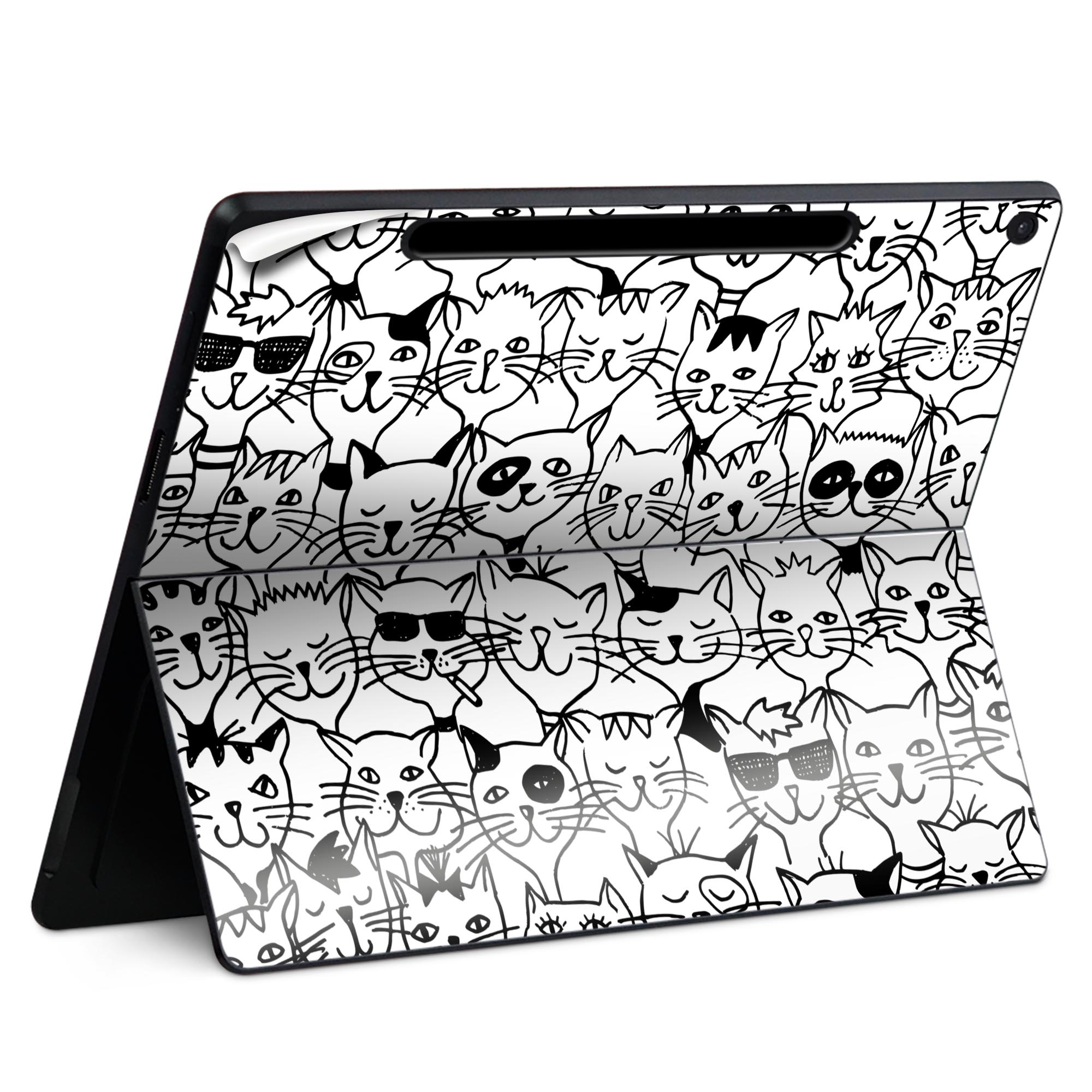 商品特徴・貼るだけでかんたん着せ替え、Surfac Pro 12インチ(2025) 共通対応デザインスキンシール・高精細プリントで写真と遜色のない仕上がり！半光沢シートでしっとりツヤのある表現力・ちょっとしたすり傷からSurface本体を保...