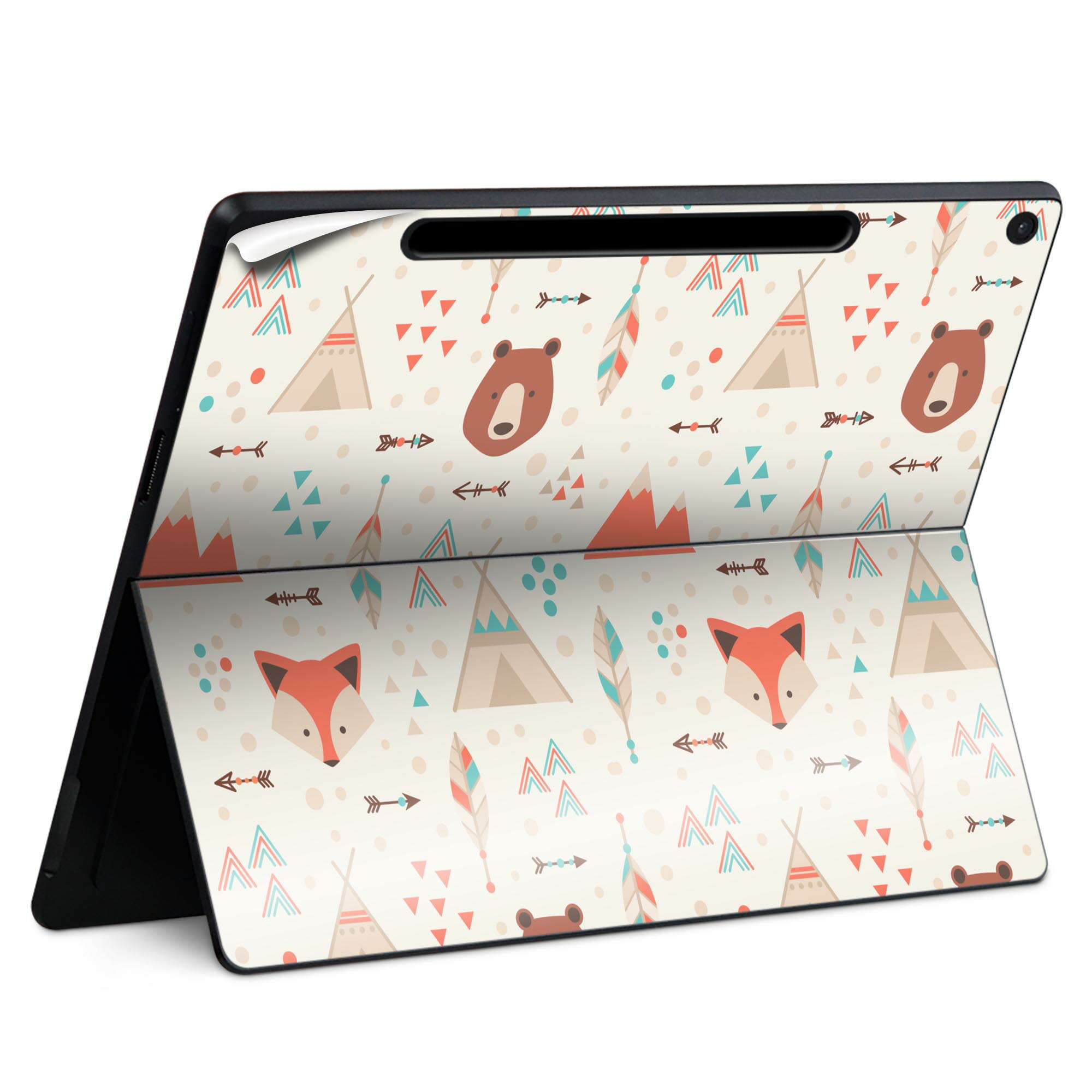 商品特徴・貼るだけでかんたん着せ替え、Surfac Pro 12インチ(2025) 共通対応デザインスキンシール・高精細プリントで写真と遜色のない仕上がり！半光沢シートでしっとりツヤのある表現力・ちょっとしたすり傷からSurface本体を保...