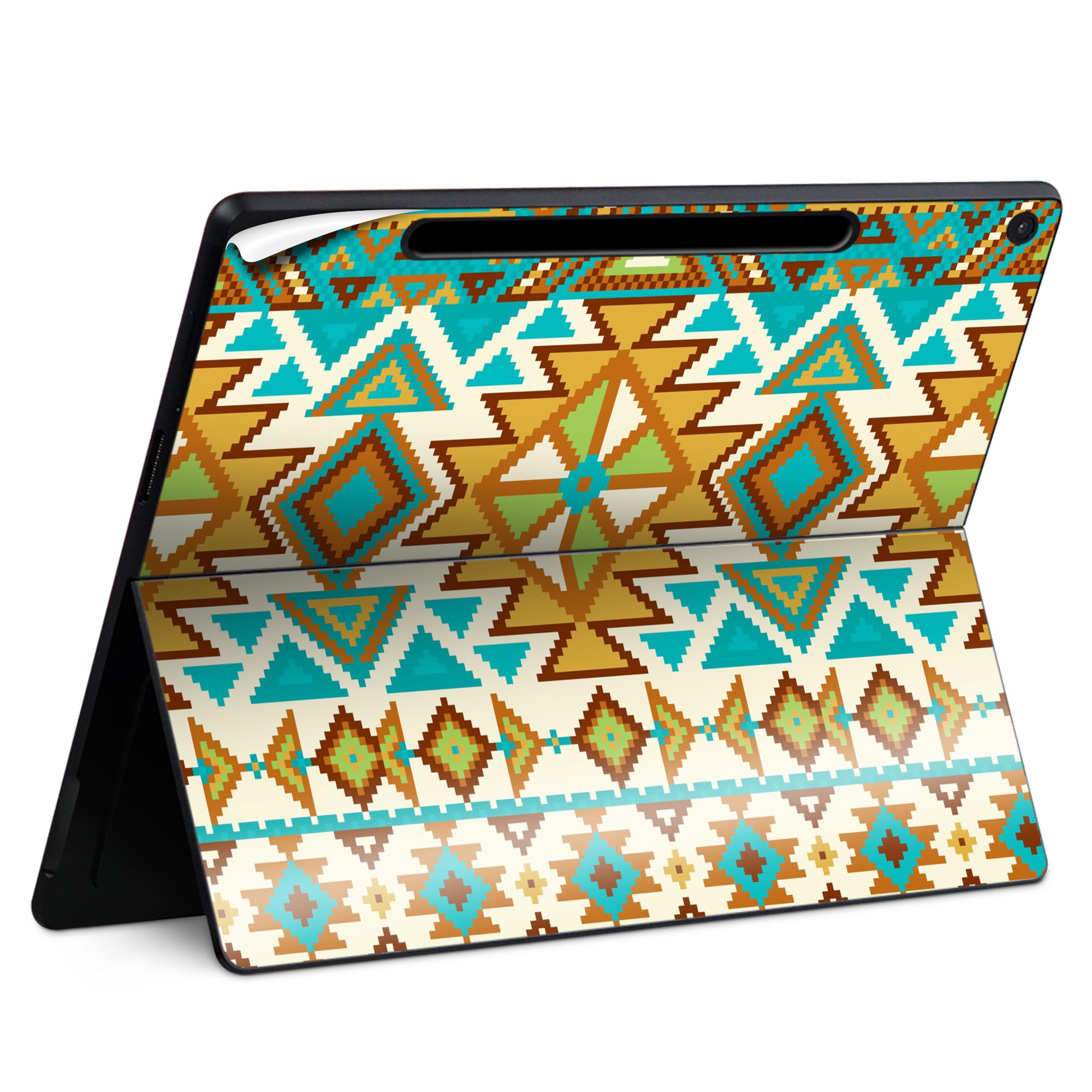 商品特徴・貼るだけでかんたん着せ替え、Surfac Pro 12インチ(2025) 共通対応デザインスキンシール・高精細プリントで写真と遜色のない仕上がり！半光沢シートでしっとりツヤのある表現力・ちょっとしたすり傷からSurface本体を保...