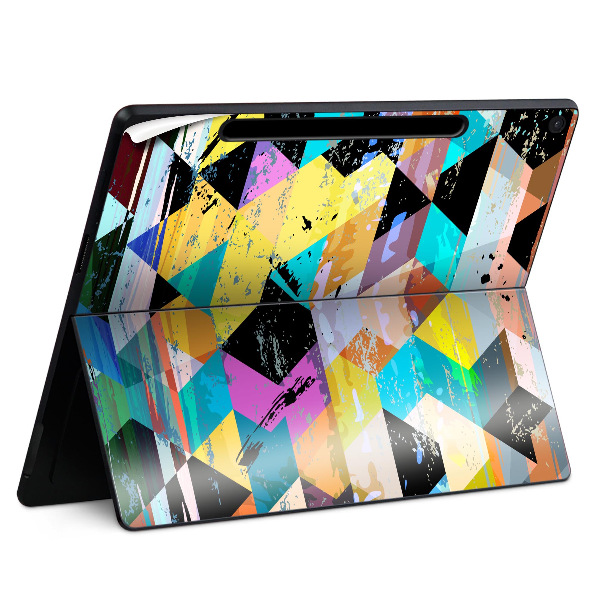 商品特徴・貼るだけでかんたん着せ替え、Surfac Pro 12インチ(2025) 共通対応デザインスキンシール・高精細プリントで写真と遜色のない仕上がり！半光沢シートでしっとりツヤのある表現力・ちょっとしたすり傷からSurface本体を保...