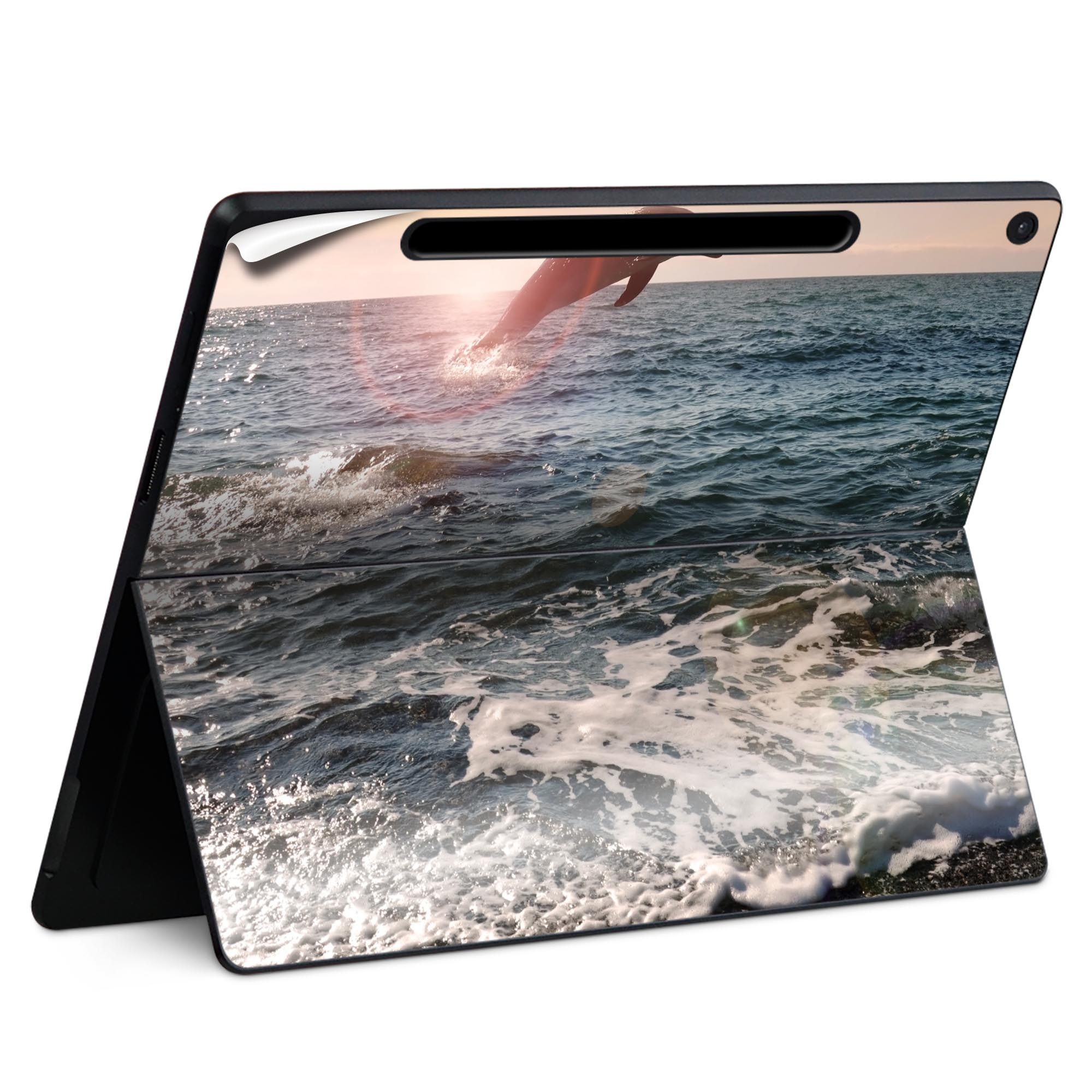 商品特徴・貼るだけでかんたん着せ替え、Surfac Pro 12インチ(2025) 共通対応デザインスキンシール・高精細プリントで写真と遜色のない仕上がり！半光沢シートでしっとりツヤのある表現力・ちょっとしたすり傷からSurface本体を保...