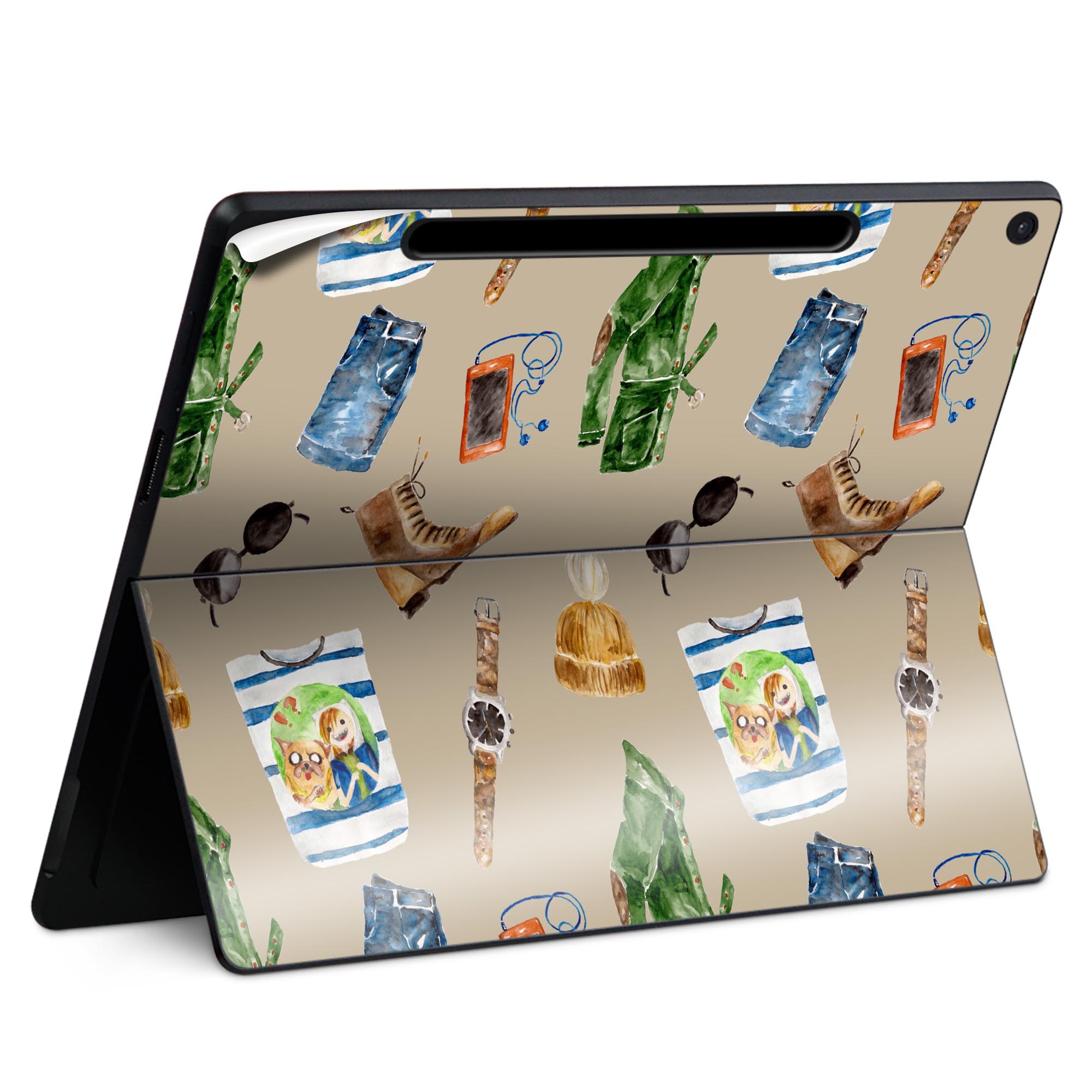 商品特徴・貼るだけでかんたん着せ替え、Surfac Pro 12インチ(2025) 共通対応デザインスキンシール・高精細プリントで写真と遜色のない仕上がり！半光沢シートでしっとりツヤのある表現力・ちょっとしたすり傷からSurface本体を保...