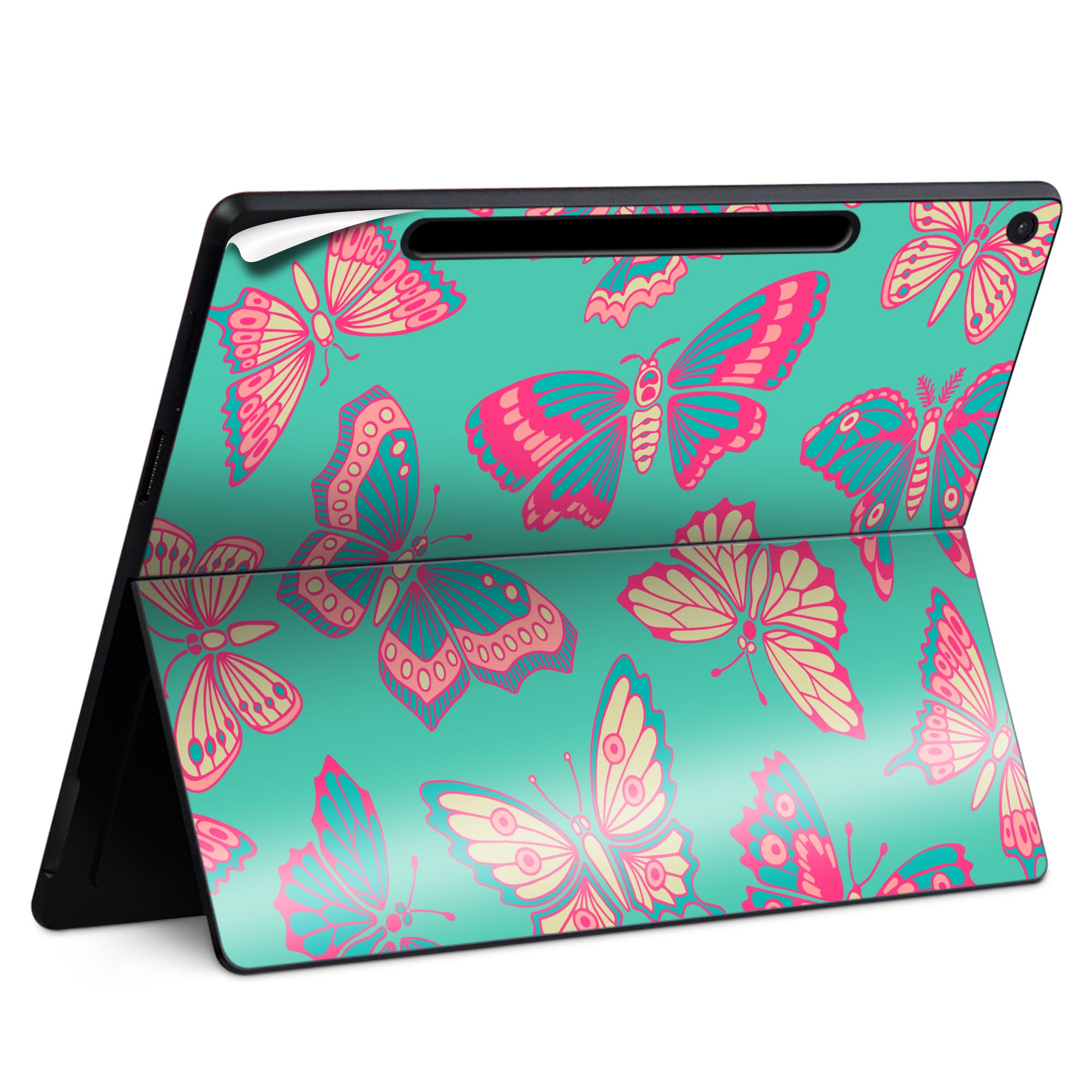 商品特徴・貼るだけでかんたん着せ替え、Surfac Pro 12インチ(2025) 共通対応デザインスキンシール・高精細プリントで写真と遜色のない仕上がり！半光沢シートでしっとりツヤのある表現力・ちょっとしたすり傷からSurface本体を保...