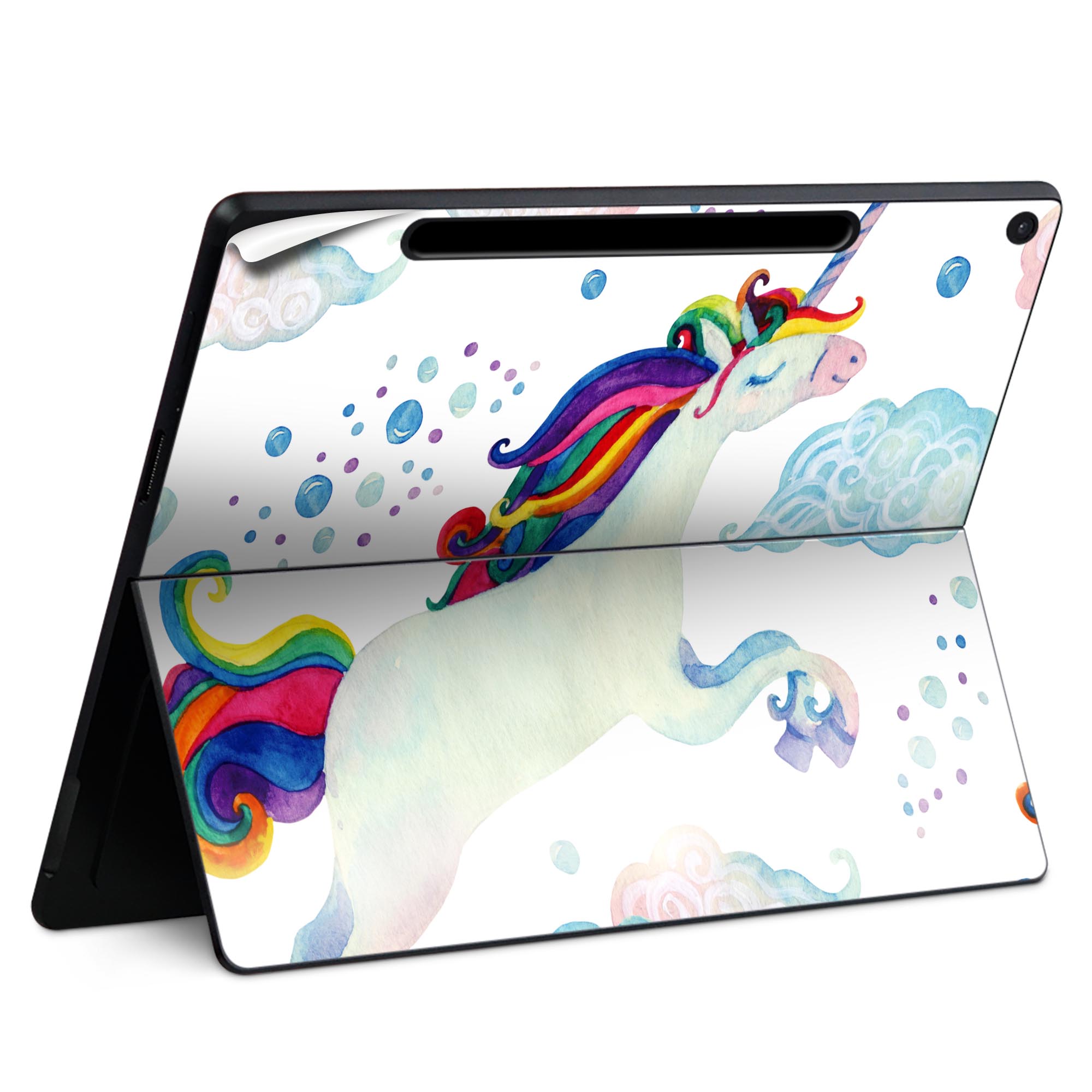 商品特徴・貼るだけでかんたん着せ替え、Surfac Pro 12インチ(2025) 共通対応デザインスキンシール・高精細プリントで写真と遜色のない仕上がり！半光沢シートでしっとりツヤのある表現力・ちょっとしたすり傷からSurface本体を保...