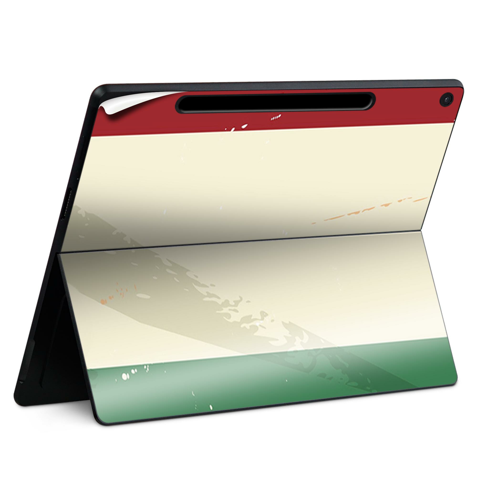 商品特徴・貼るだけでかんたん着せ替え、Surfac Pro 12インチ(2025) 共通対応デザインスキンシール・高精細プリントで写真と遜色のない仕上がり！半光沢シートでしっとりツヤのある表現力・ちょっとしたすり傷からSurface本体を保...