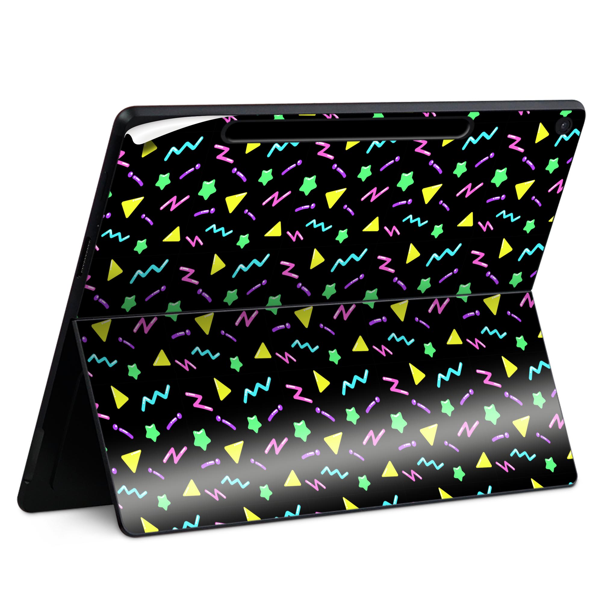 商品特徴・貼るだけでかんたん着せ替え、Surfac Pro 12インチ(2025) 共通対応デザインスキンシール・高精細プリントで写真と遜色のない仕上がり！半光沢シートでしっとりツヤのある表現力・ちょっとしたすり傷からSurface本体を保...