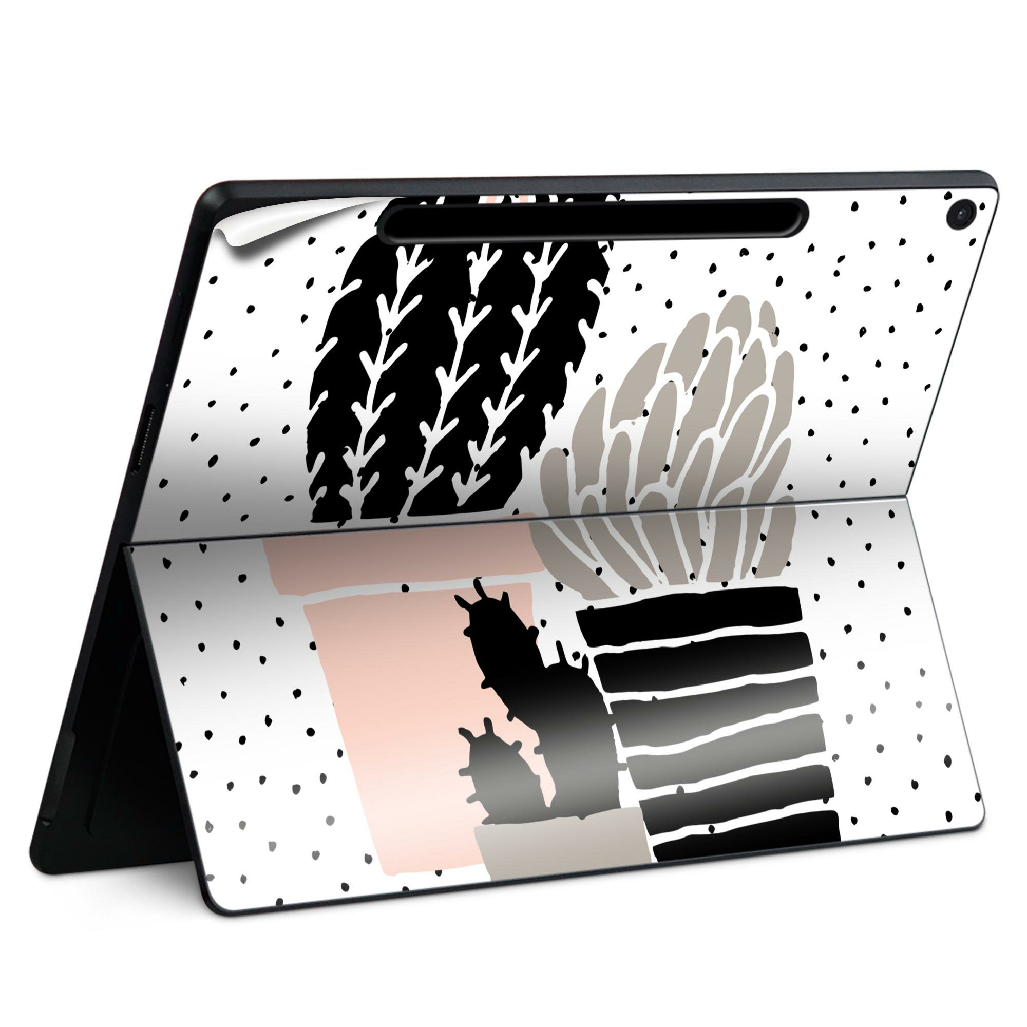 商品特徴・貼るだけでかんたん着せ替え、Surfac Pro 12インチ(2025) 共通対応デザインスキンシール・高精細プリントで写真と遜色のない仕上がり！半光沢シートでしっとりツヤのある表現力・ちょっとしたすり傷からSurface本体を保...