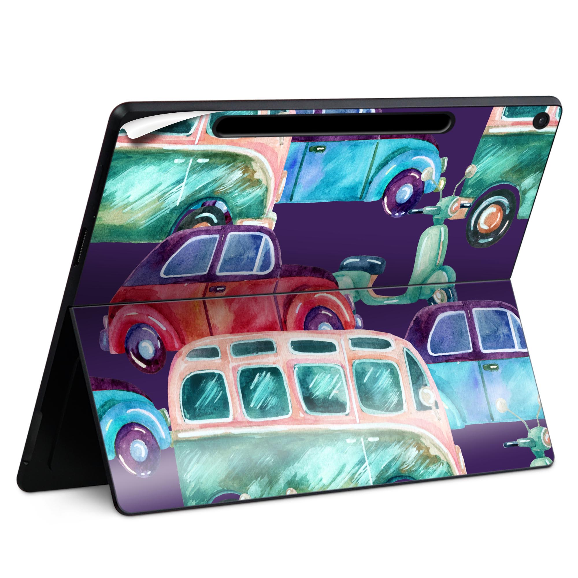 商品特徴・貼るだけでかんたん着せ替え、Surfac Pro 12インチ(2025) 共通対応デザインスキンシール・高精細プリントで写真と遜色のない仕上がり！半光沢シートでしっとりツヤのある表現力・ちょっとしたすり傷からSurface本体を保...