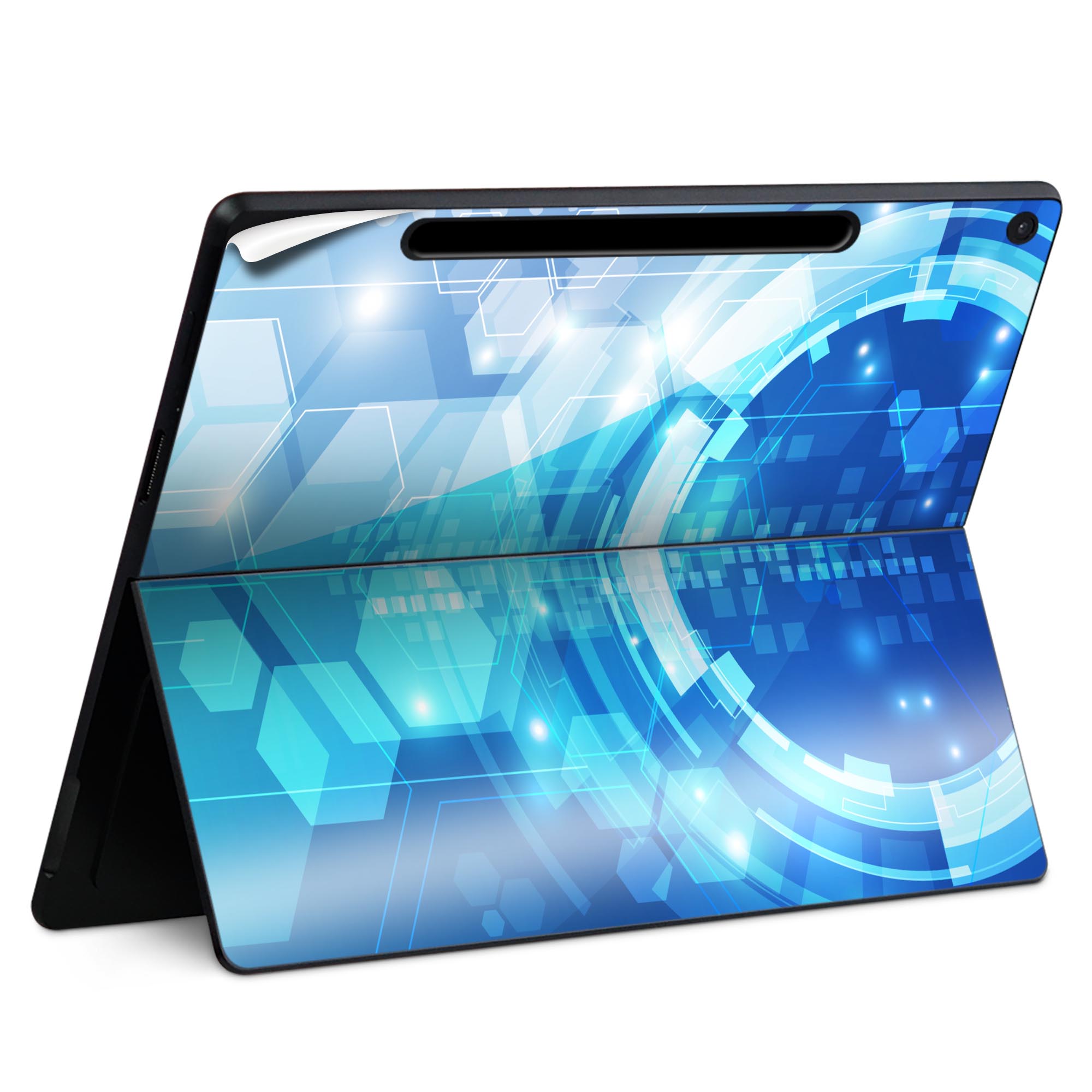 商品特徴・貼るだけでかんたん着せ替え、Surfac Pro 12インチ(2025) 共通対応デザインスキンシール・高精細プリントで写真と遜色のない仕上がり！半光沢シートでしっとりツヤのある表現力・ちょっとしたすり傷からSurface本体を保...
