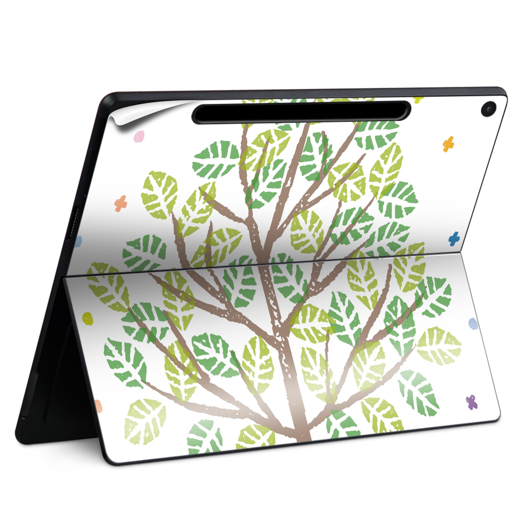 商品特徴・貼るだけでかんたん着せ替え、Surfac Pro 12インチ(2025) 共通対応デザインスキンシール・高精細プリントで写真と遜色のない仕上がり！半光沢シートでしっとりツヤのある表現力・ちょっとしたすり傷からSurface本体を保...