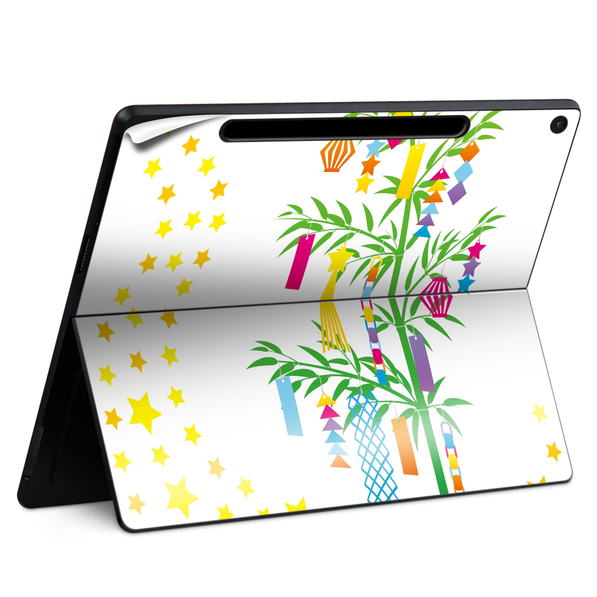 商品特徴・貼るだけでかんたん着せ替え、Surfac Pro 12インチ(2025) 共通対応デザインスキンシール・高精細プリントで写真と遜色のない仕上がり！半光沢シートでしっとりツヤのある表現力・ちょっとしたすり傷からSurface本体を保...