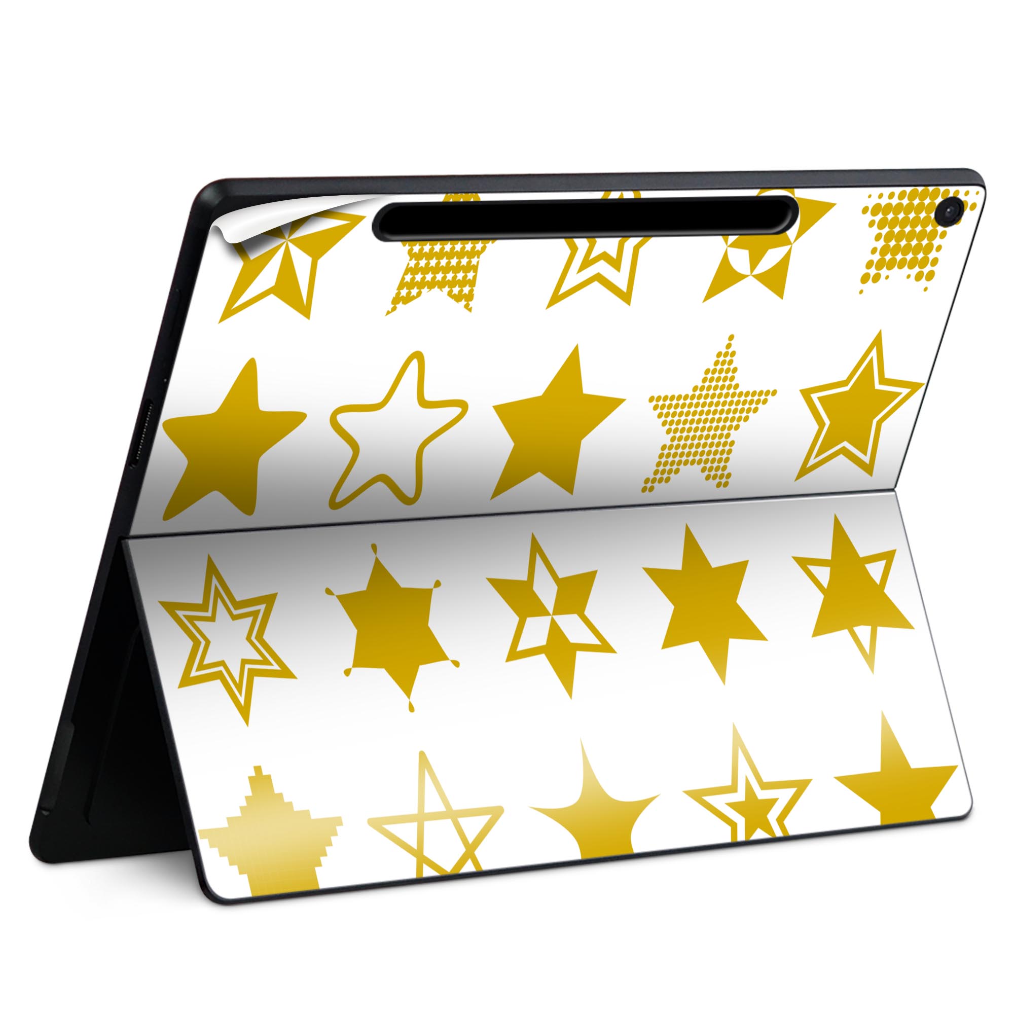 商品特徴・貼るだけでかんたん着せ替え、Surfac Pro 12インチ(2025) 共通対応デザインスキンシール・高精細プリントで写真と遜色のない仕上がり！半光沢シートでしっとりツヤのある表現力・ちょっとしたすり傷からSurface本体を保...