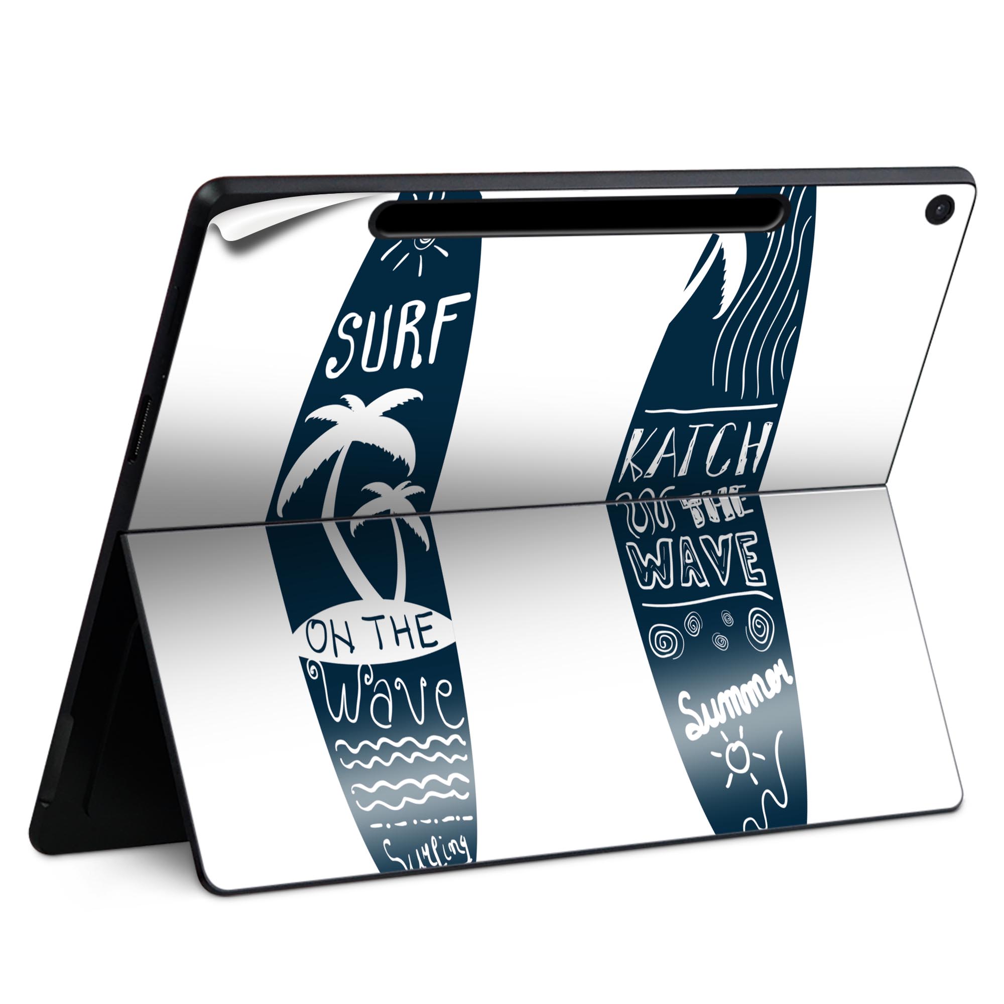 商品特徴・貼るだけでかんたん着せ替え、Surfac Pro 12インチ(2025) 共通対応デザインスキンシール・高精細プリントで写真と遜色のない仕上がり！半光沢シートでしっとりツヤのある表現力・ちょっとしたすり傷からSurface本体を保...