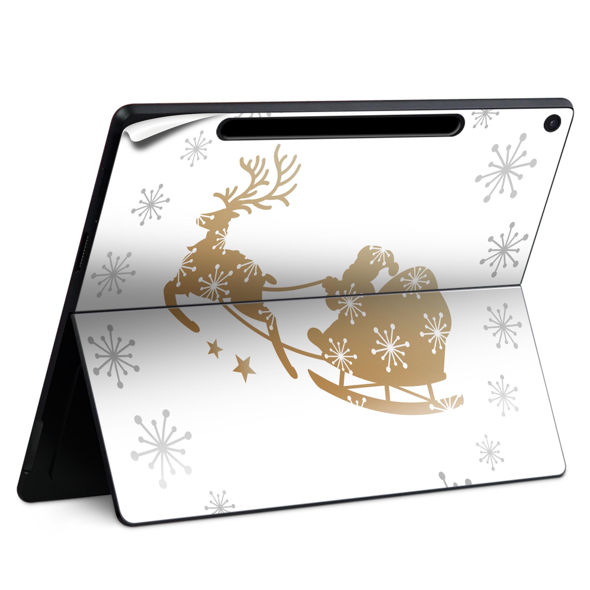 商品特徴・貼るだけでかんたん着せ替え、Surfac Pro 12インチ(2025) 共通対応デザインスキンシール・高精細プリントで写真と遜色のない仕上がり！半光沢シートでしっとりツヤのある表現力・ちょっとしたすり傷からSurface本体を保...